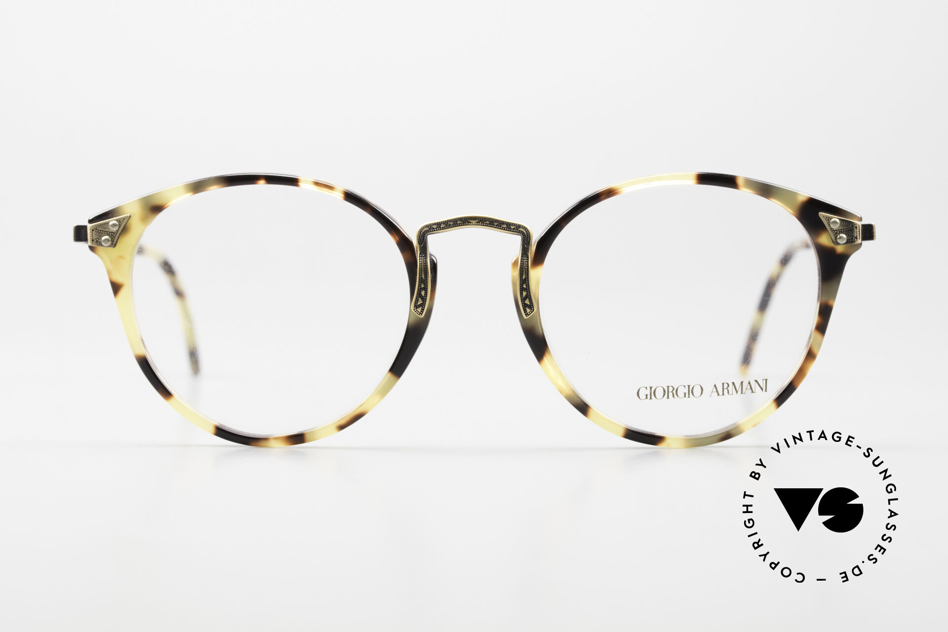 Glasses Giorgio Armani 336 Designer Panto Frame 90's