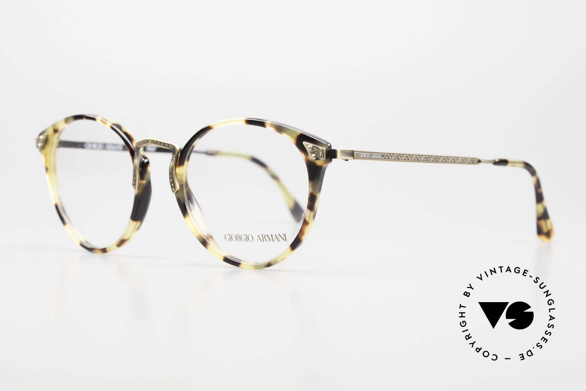 Glasses Giorgio Armani 336 Designer Panto Frame 90's