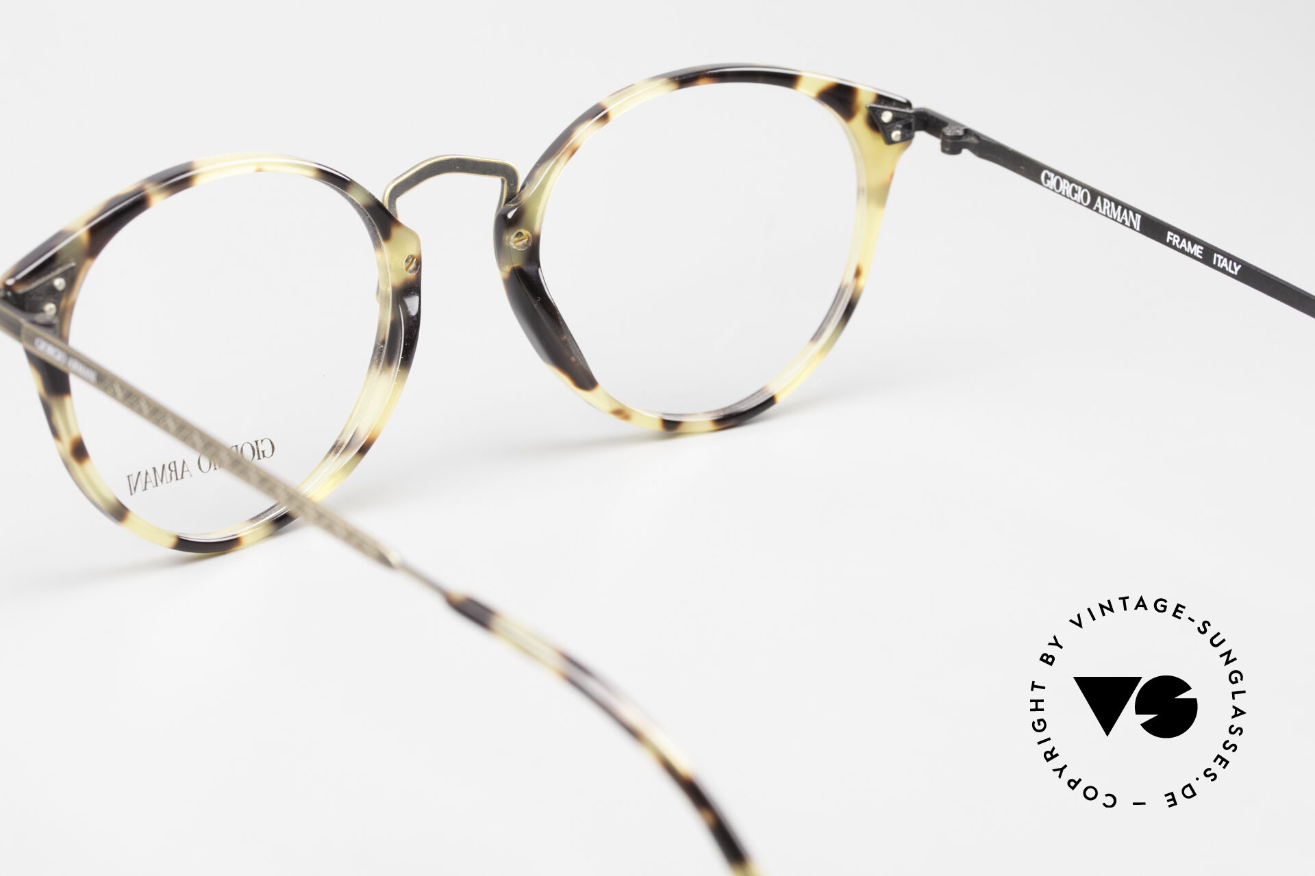 Glasses Giorgio Armani 336 Designer Panto Frame 90's