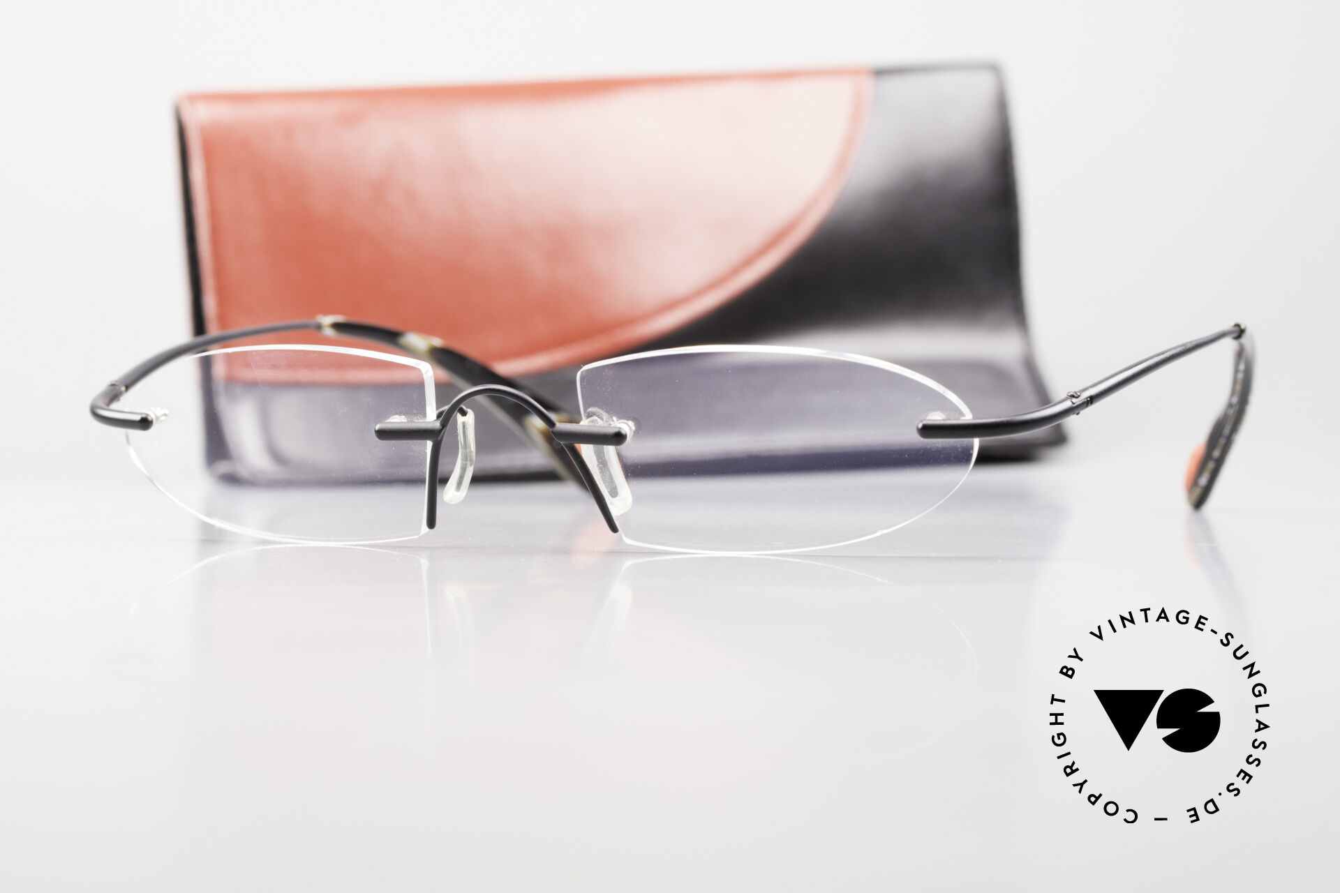 Glasses Bugatti 356 Odotype Rimless Designer Frame Men