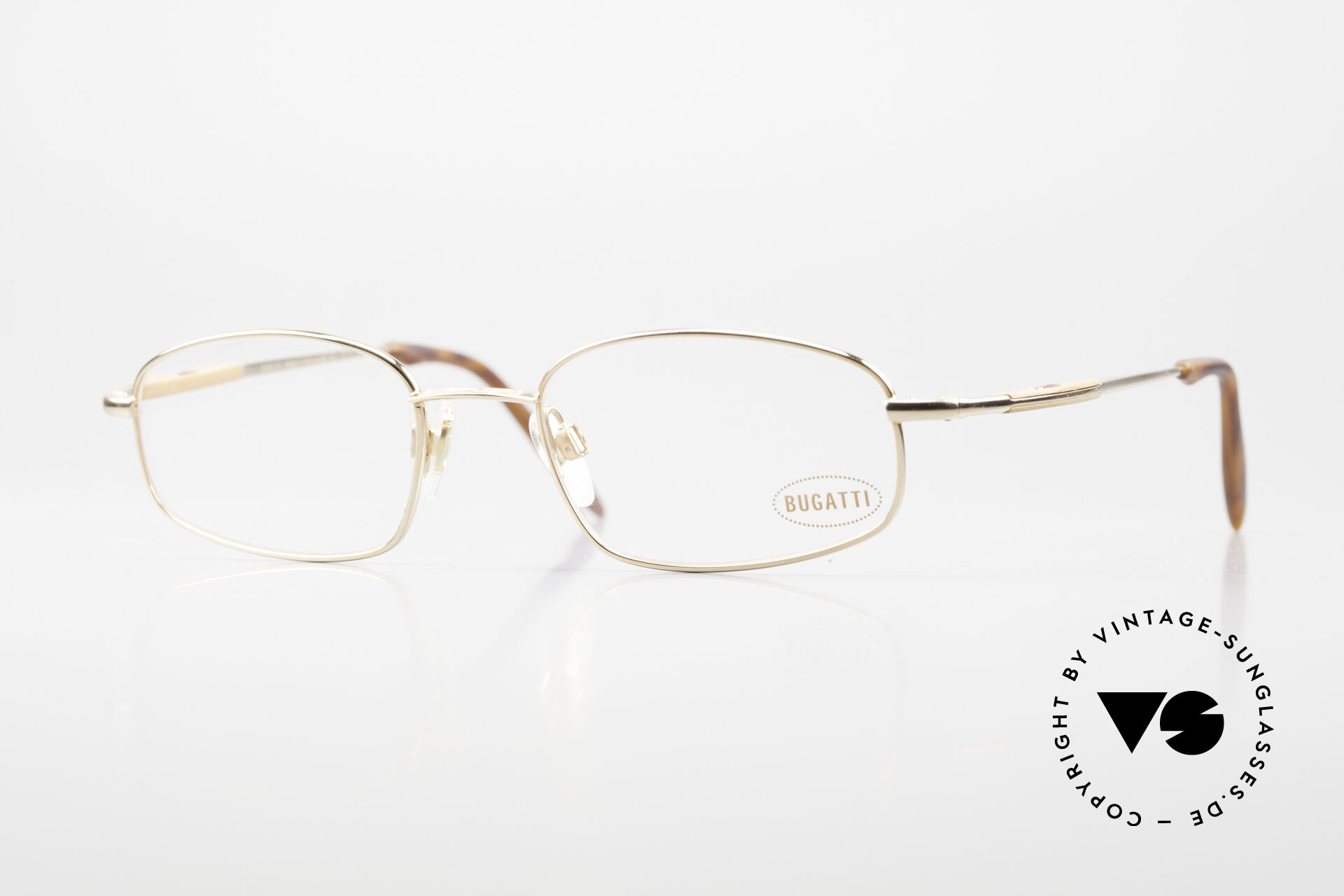 Glasses Bugatti 12900 90's Titan Frame Gold-Plated