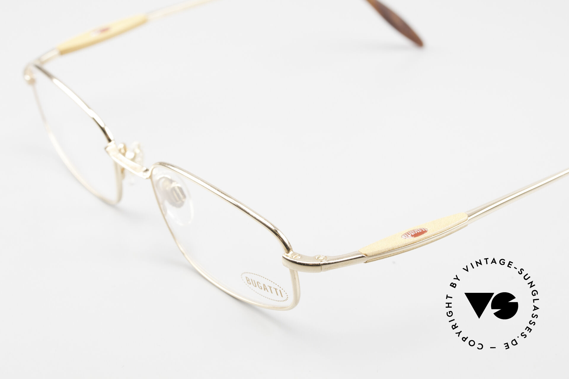 Glasses Bugatti 12900 90's Titan Frame Gold-Plated