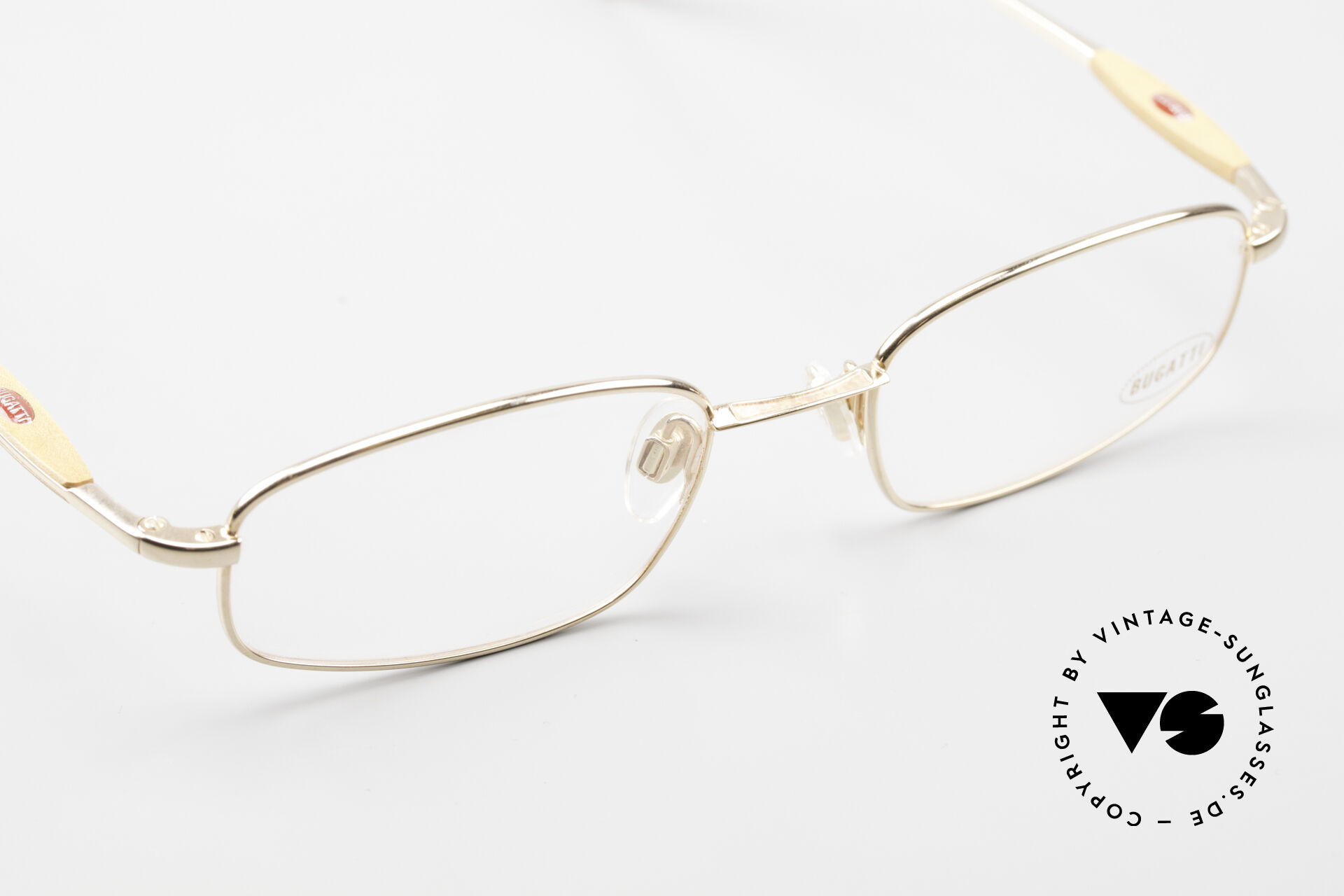 Glasses Bugatti 12900 90's Titan Frame Gold-Plated