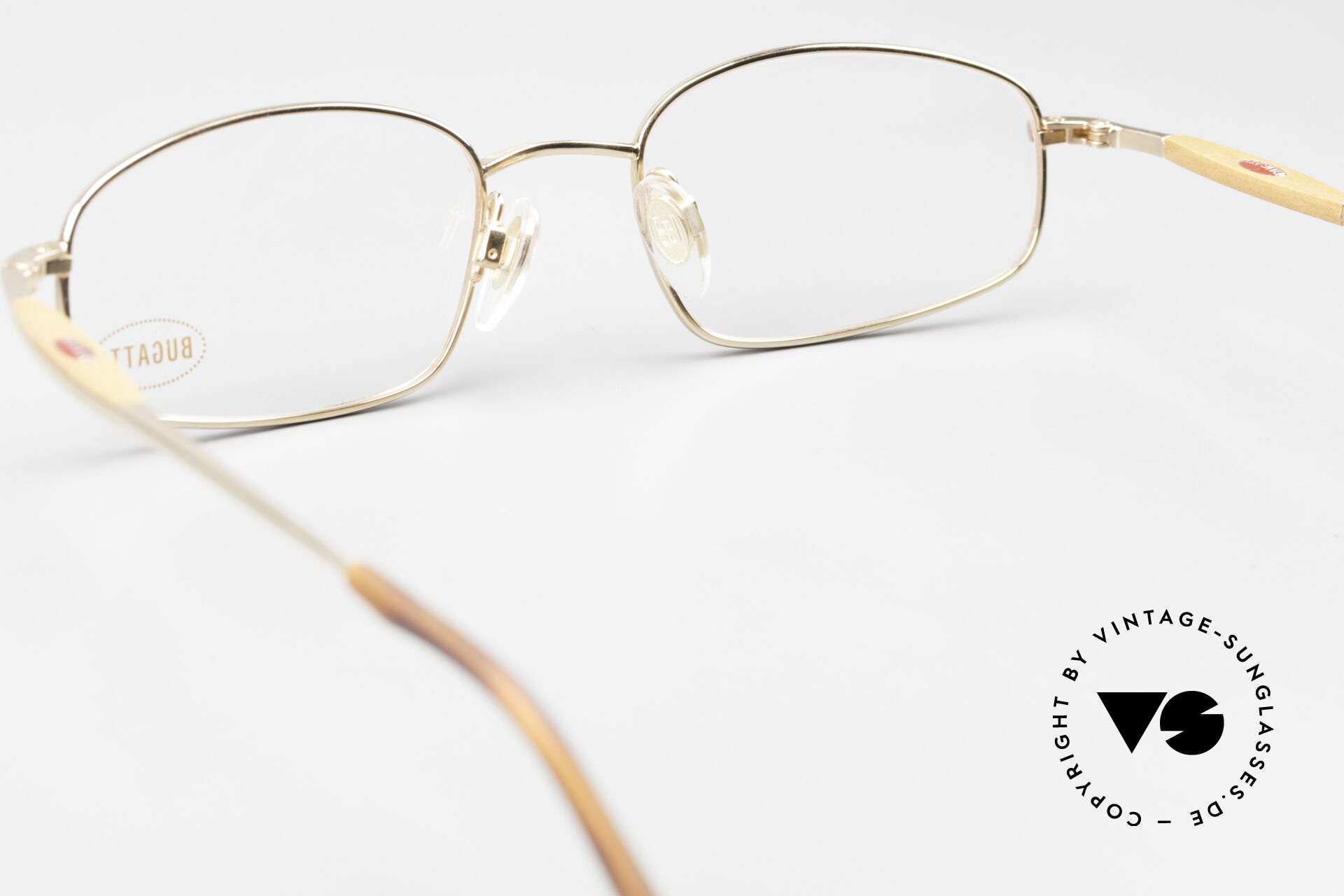 Glasses Bugatti 12900 90's Titan Frame Gold-Plated