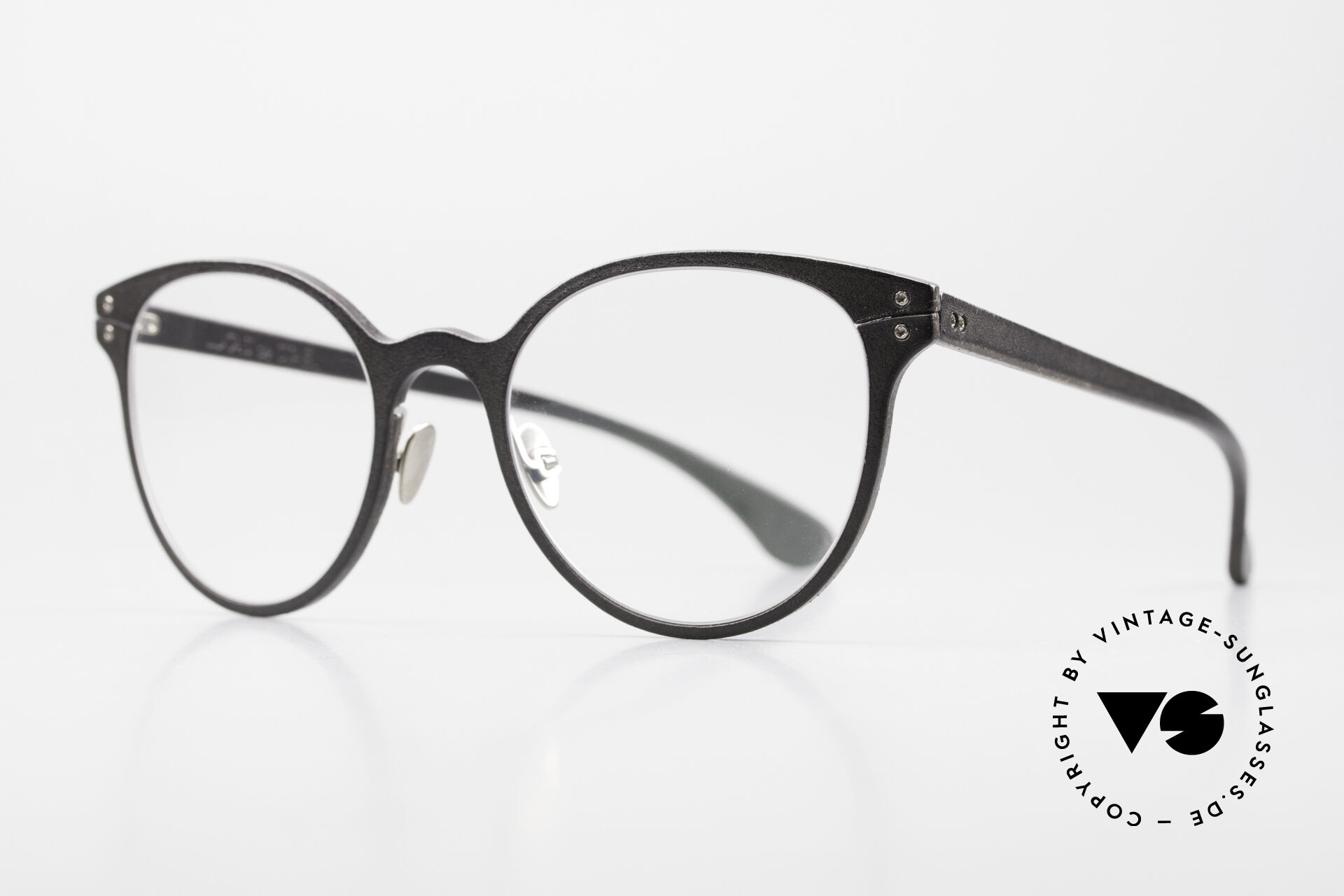 Glasses Lucas de Stael Minotaure Thin 05 Leather Covered Eyeglasses