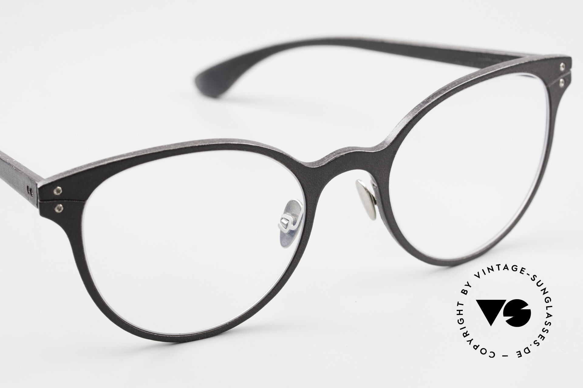 Glasses Lucas de Stael Minotaure Thin 05 Leather Covered Eyeglasses