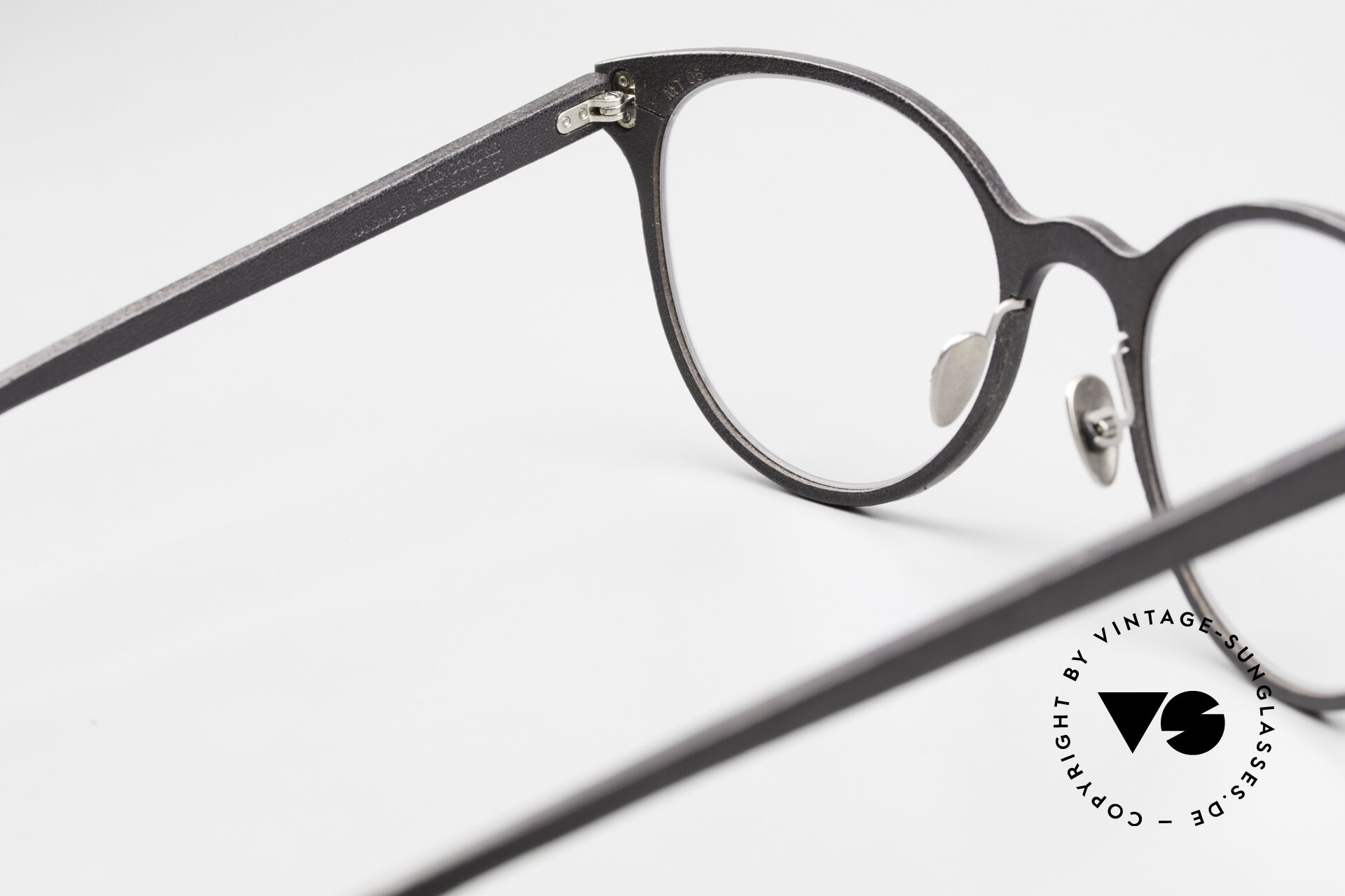 Glasses Lucas de Stael Minotaure Thin 05 Leather Covered Eyeglasses