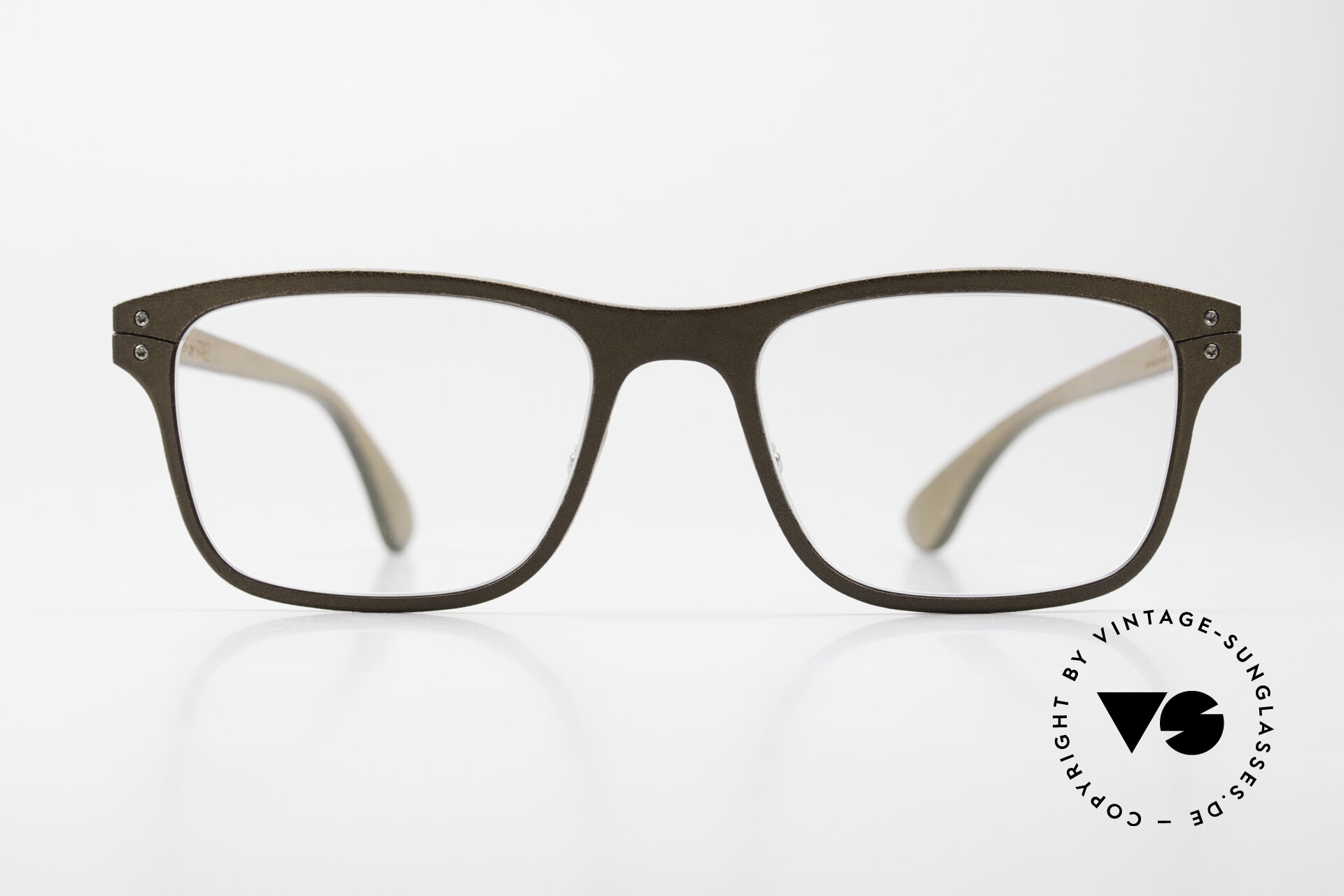 Glasses Lucas de Stael Minotaure Thin 02 Genuine Cow Leather Frame