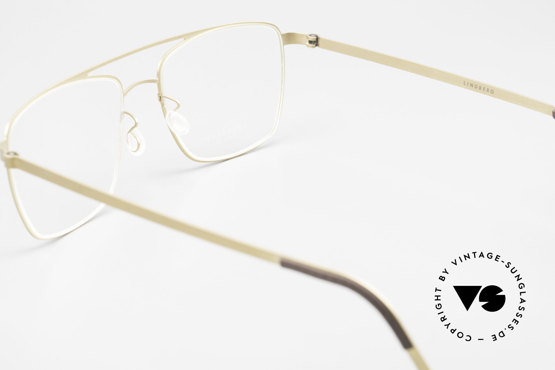 Glasses Lindberg 9595 Strip Titanium Vintage Designer Eyewear