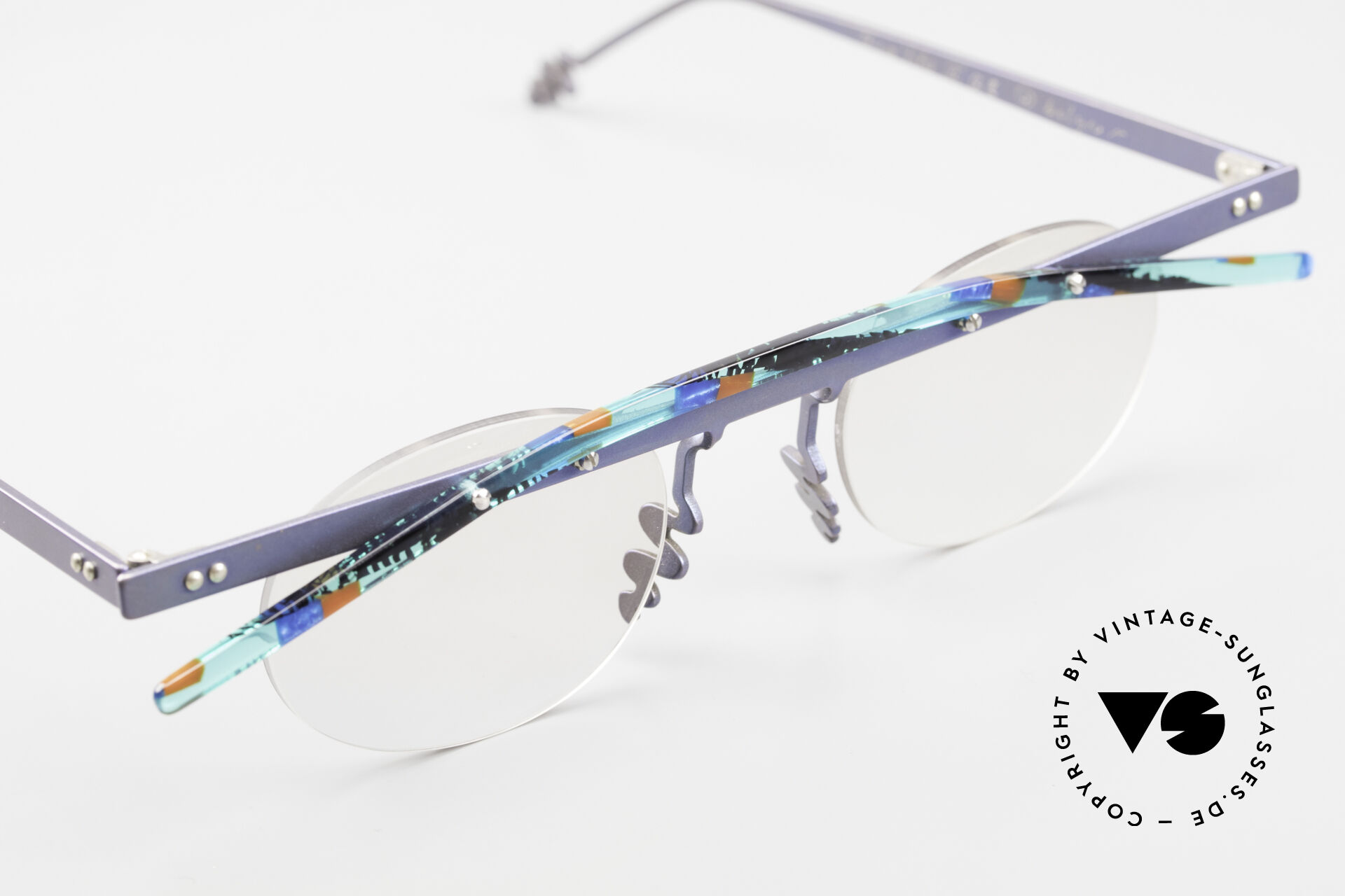 Glasses Theo Belgium Tita II G2 Crazy Vintage Eyeglasses