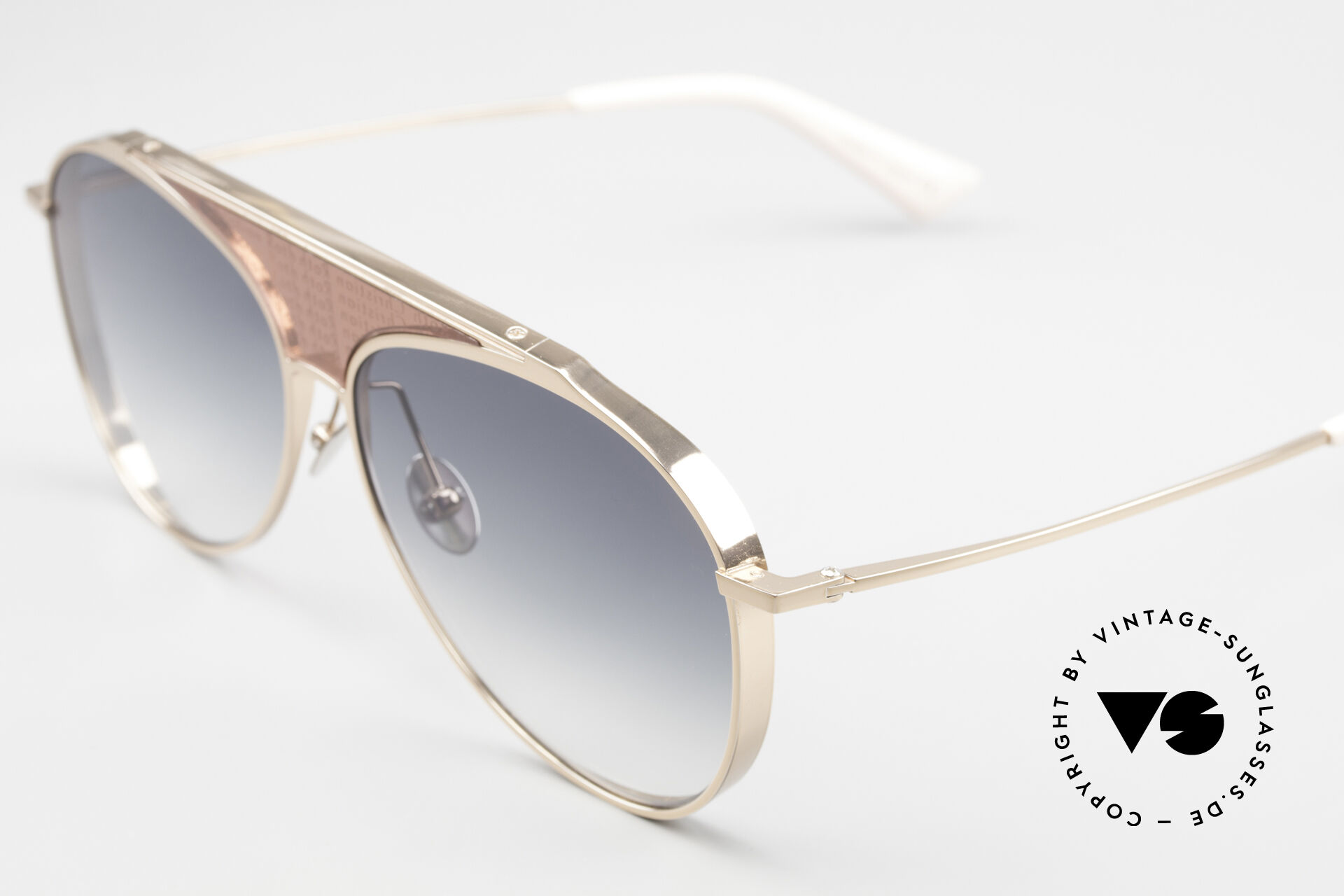 Sunglasses Christian Roth Funker Rosé Gold Titanium Frame