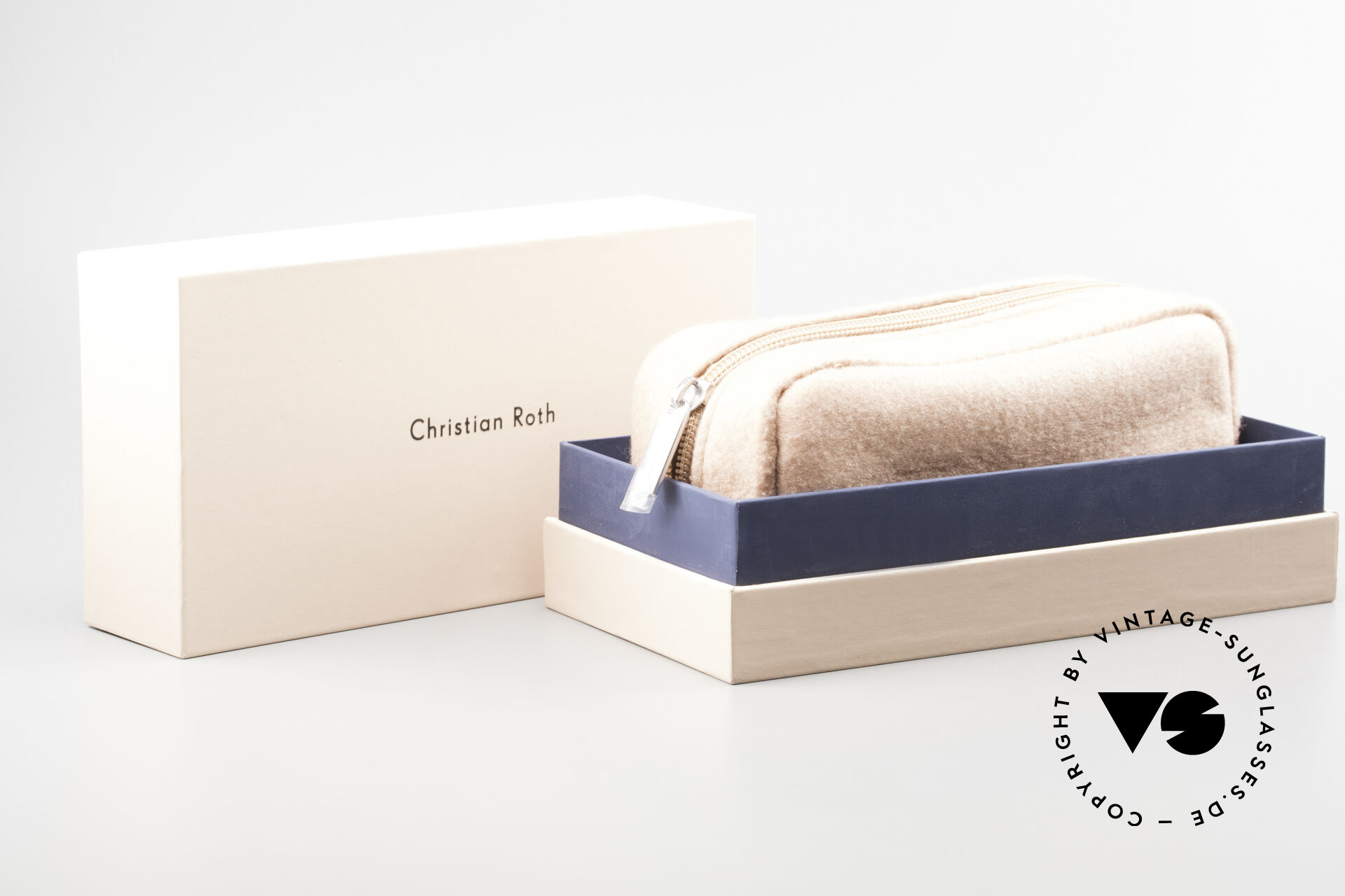 Sunglasses Christian Roth Funker Rosé Gold Titanium Frame