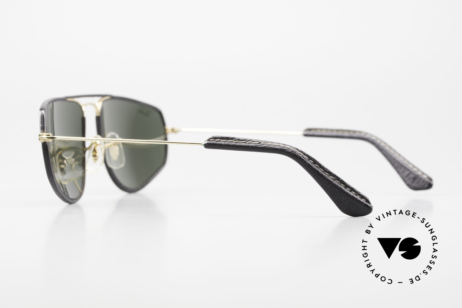 Sunglasses Ray Ban Fashion Metal 3 Limited Leather Edition 80s