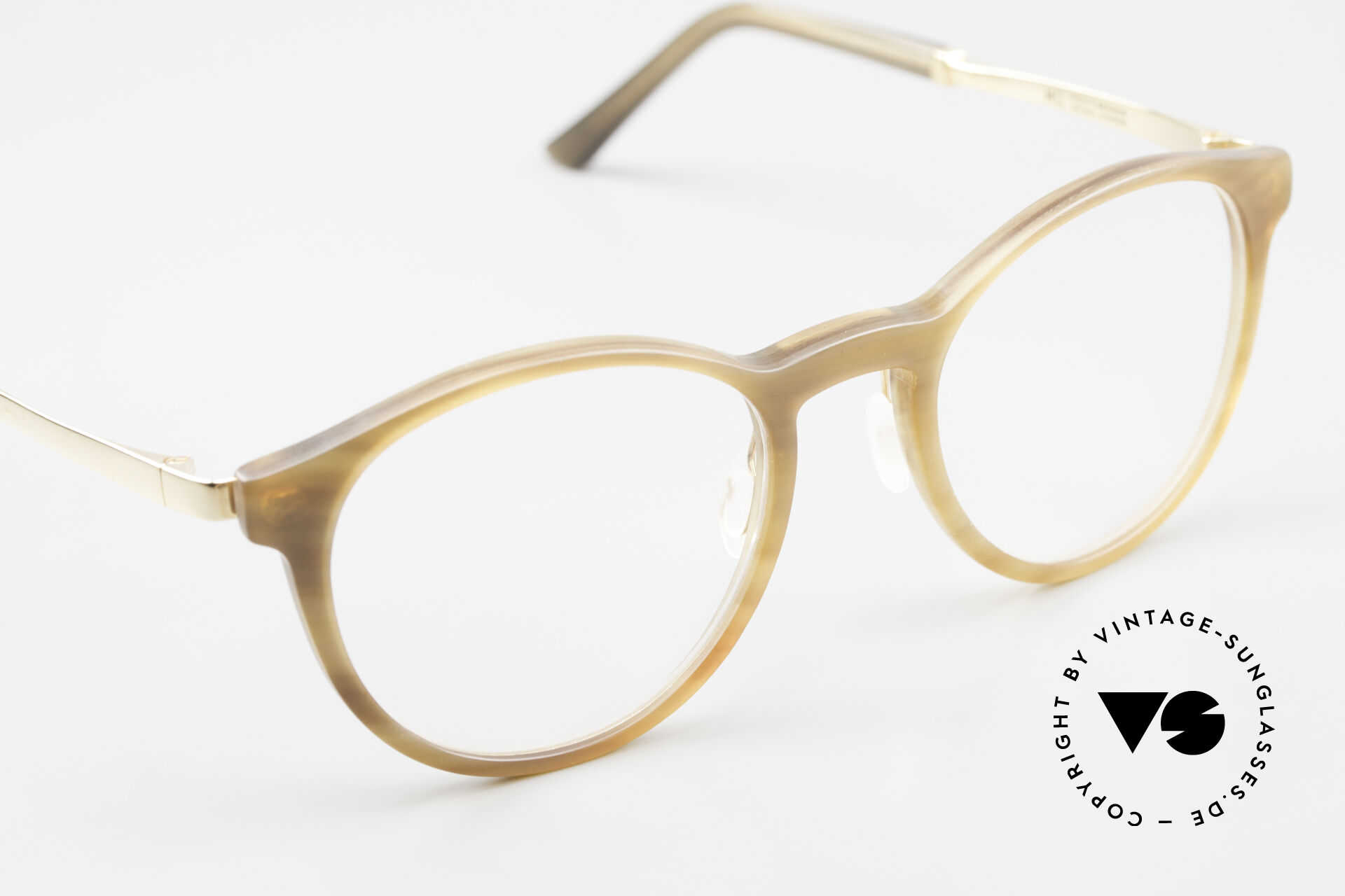 Glasses Hoffmann TG8310 Natural Horn Titanium Frame