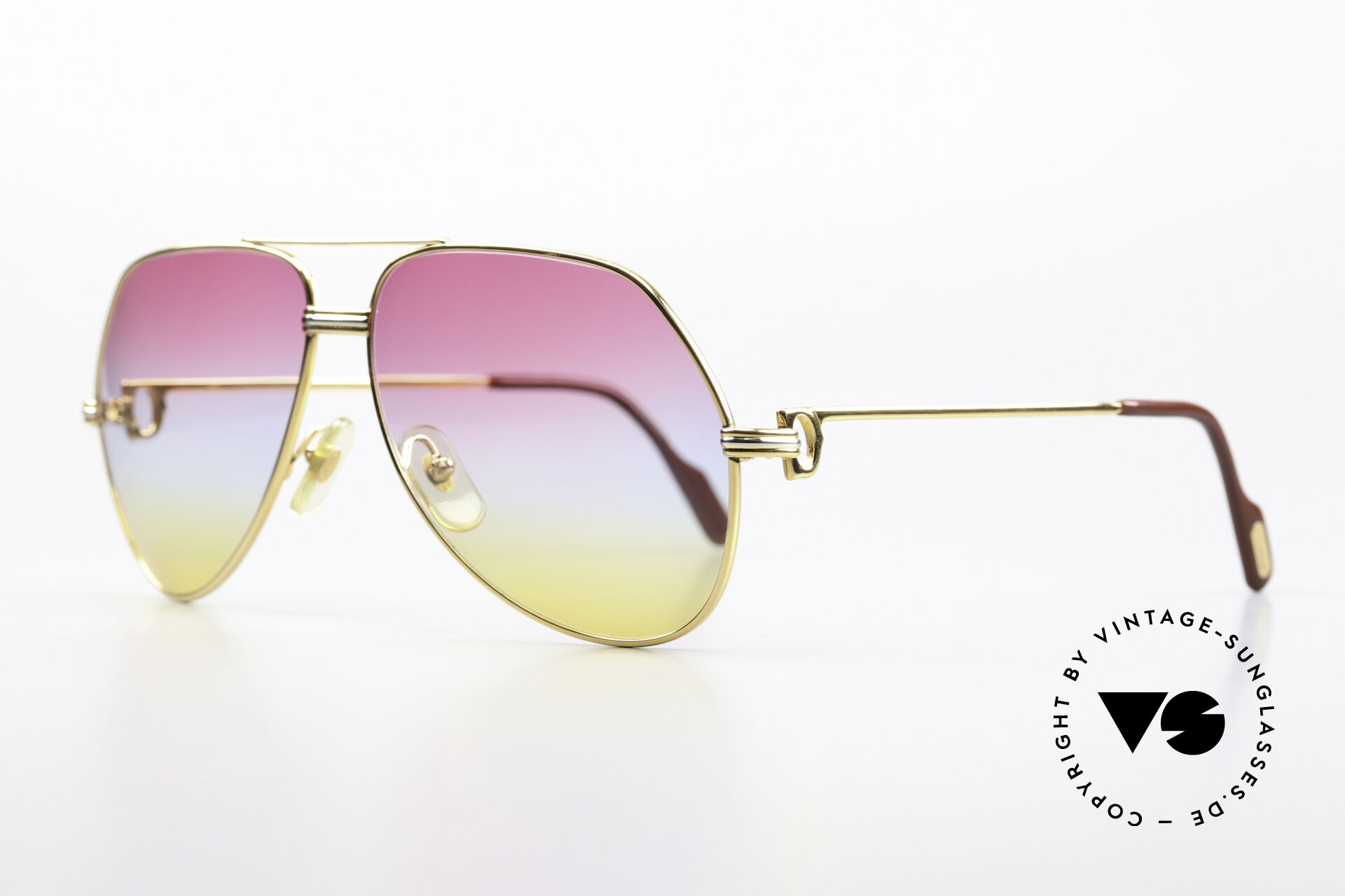 Sunglasses Cartier Vendome LC - L Rare Luxury Aviator Shades