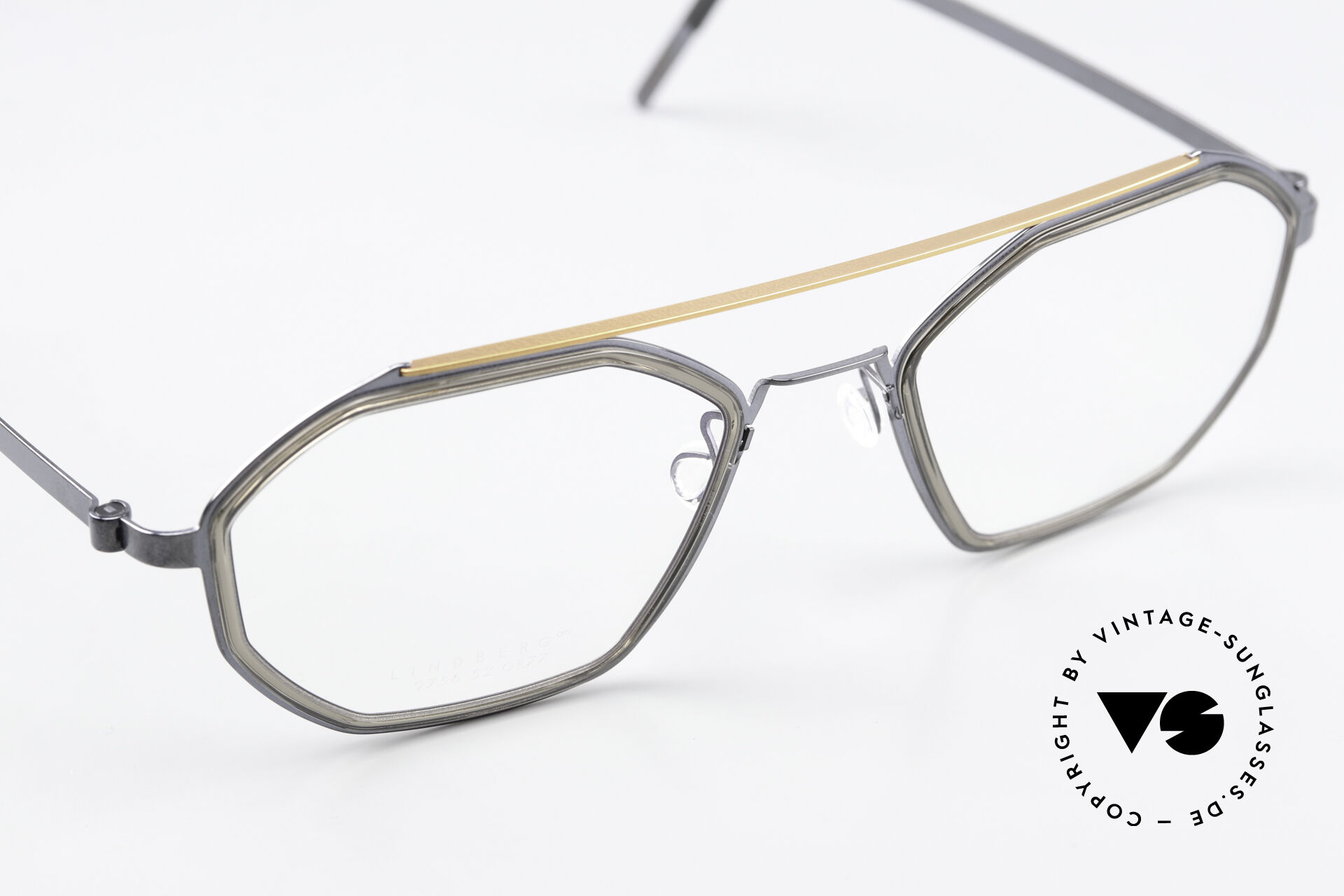 Glasses Lindberg 9756 Strip Titanium Nice Color Combination