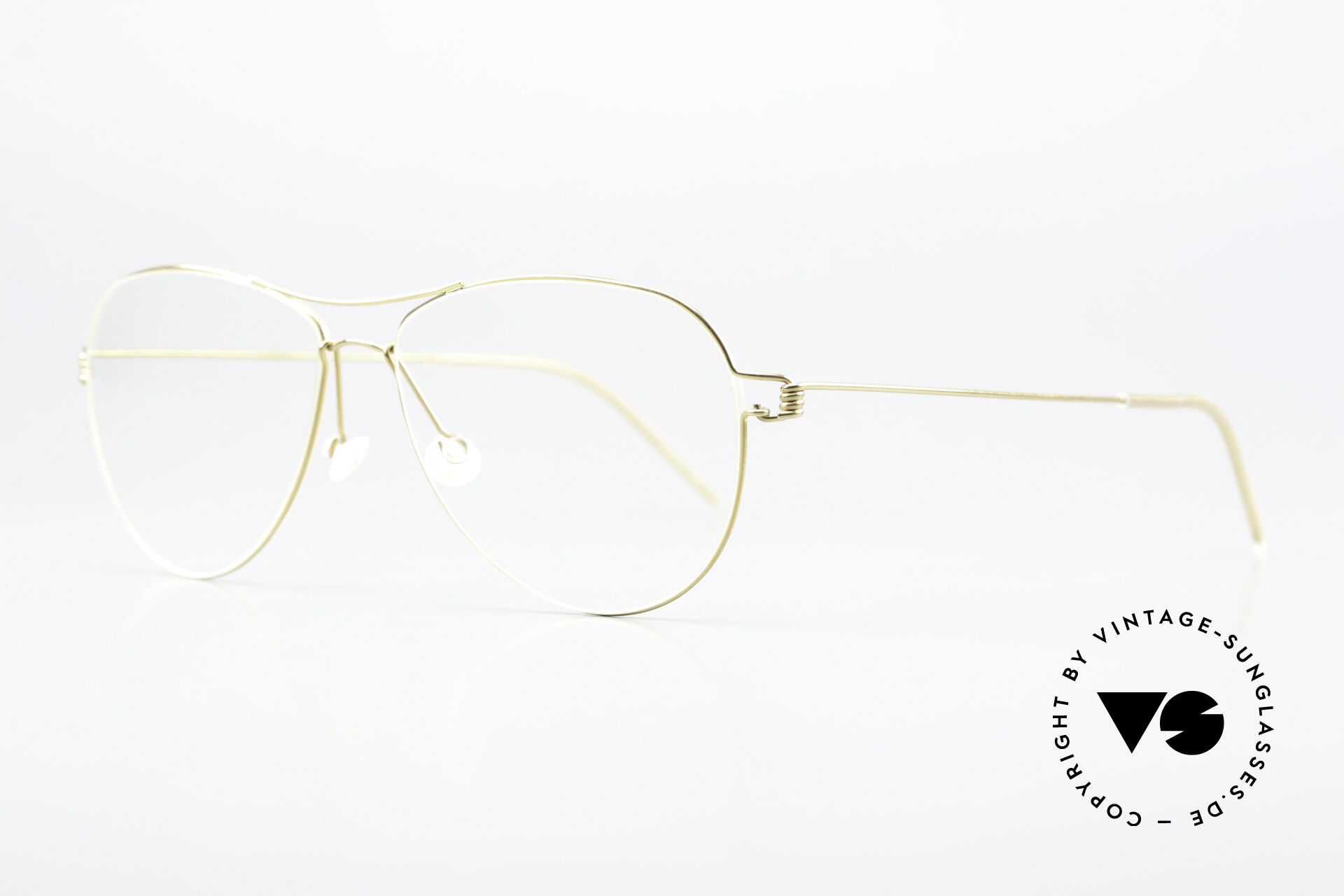 Glasses Lindberg Tilda Air Titan Rim Gold Titanium Frame Unisex