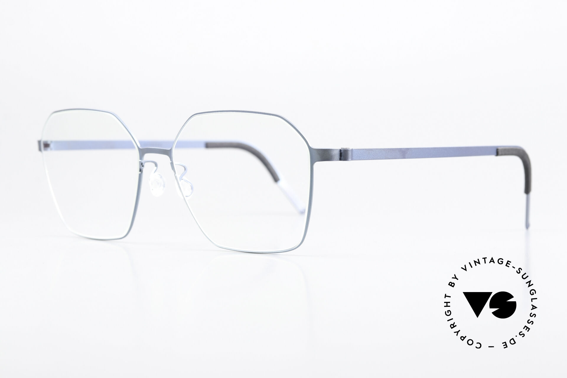 Glasses Lindberg 9624 Strip Titanium Ladies Glasses Titanium Teal