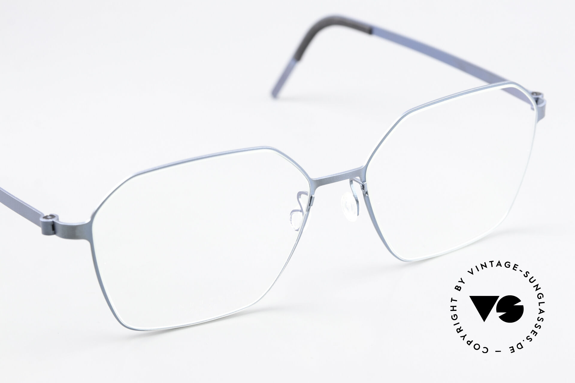 Glasses Lindberg 9624 Strip Titanium Ladies Glasses Titanium Teal