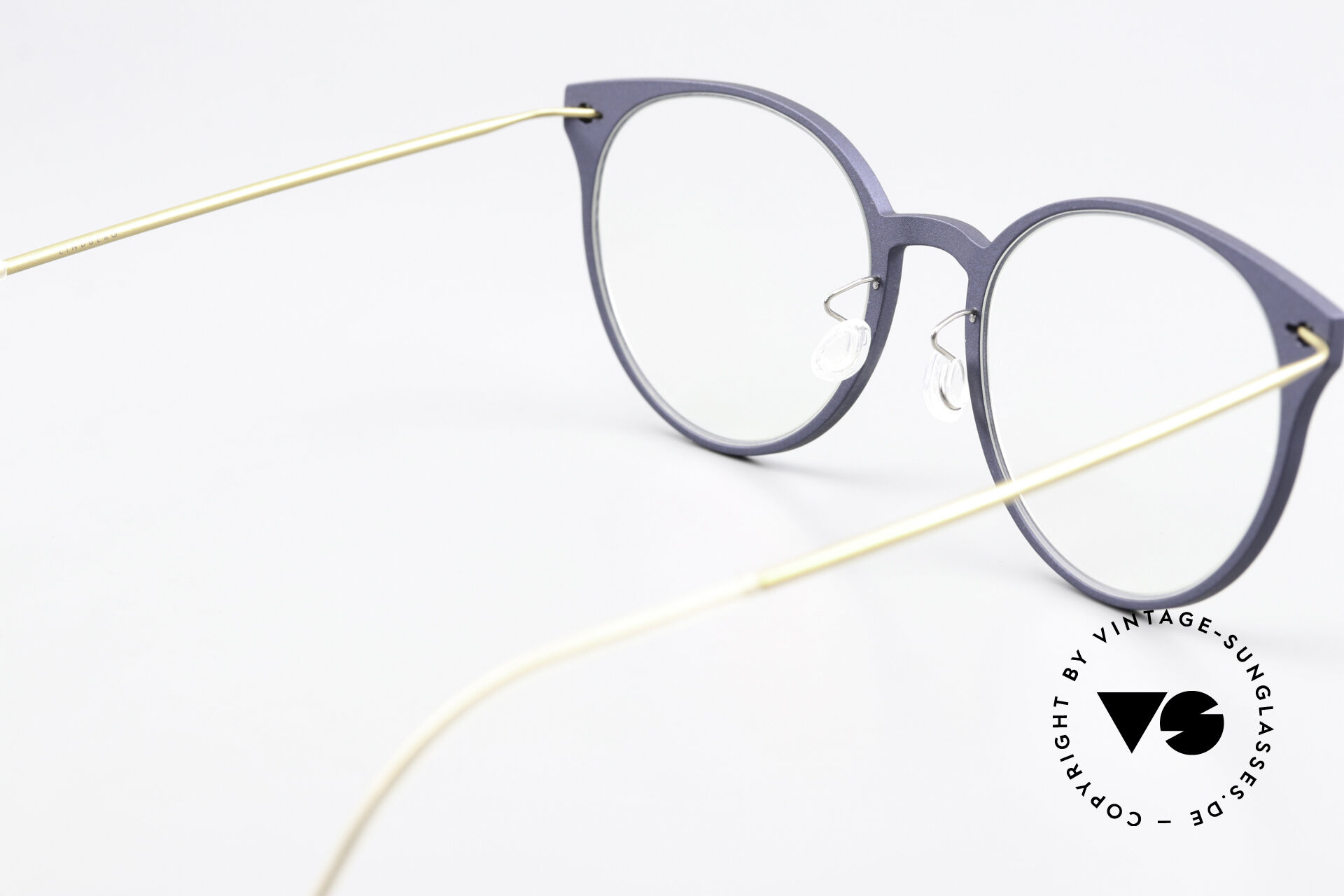 Glasses Lindberg 6600 NOW Dark Blue And Matt Gold