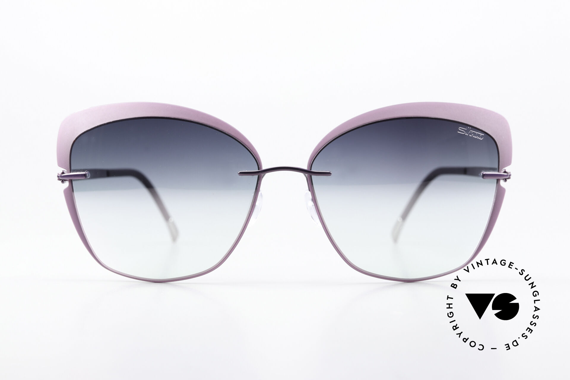 Sunglasses Silhouette 8166 With Mirrored Sun Lenses