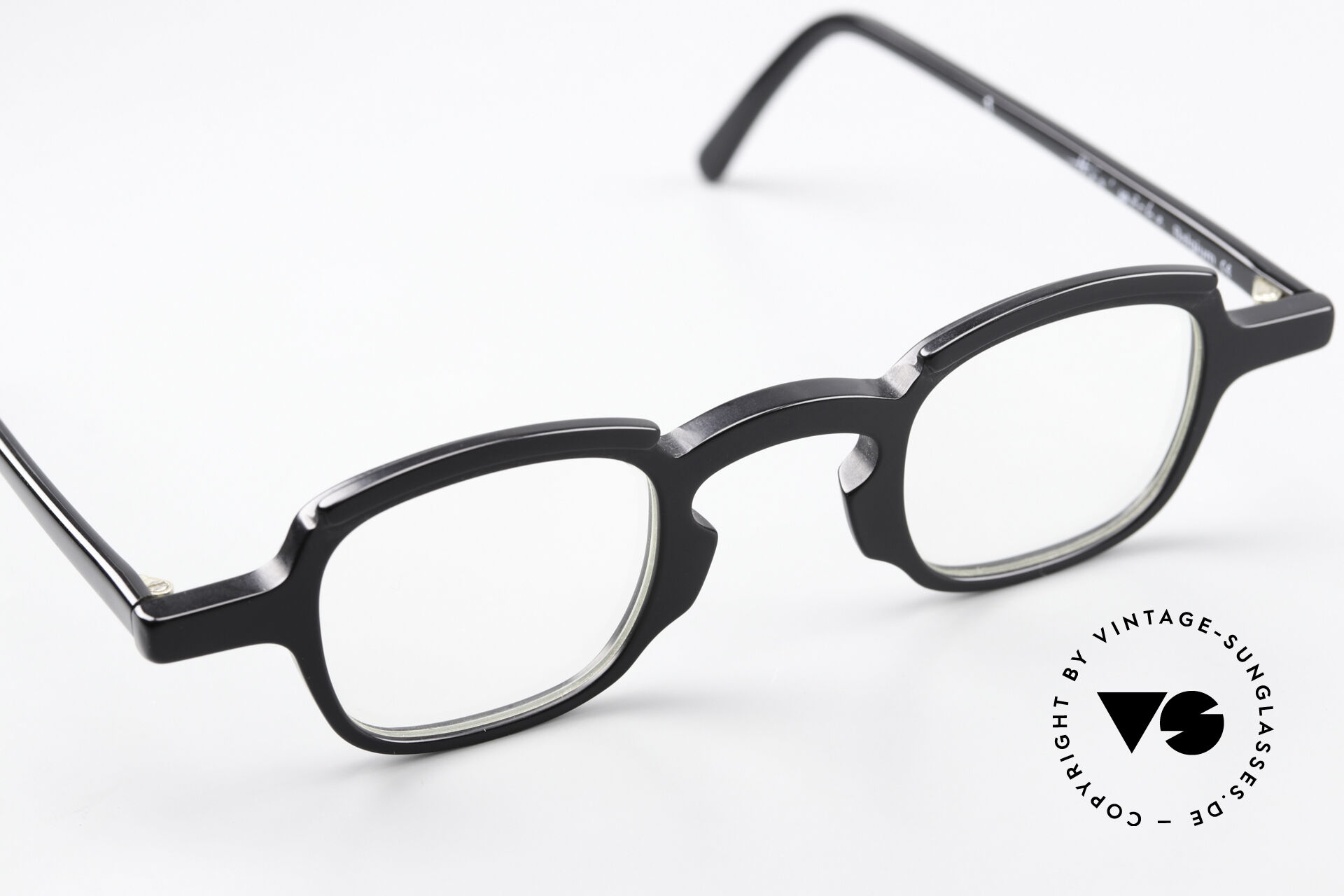 Glasses Theo Belgium Peche Square Designer Frame 90's