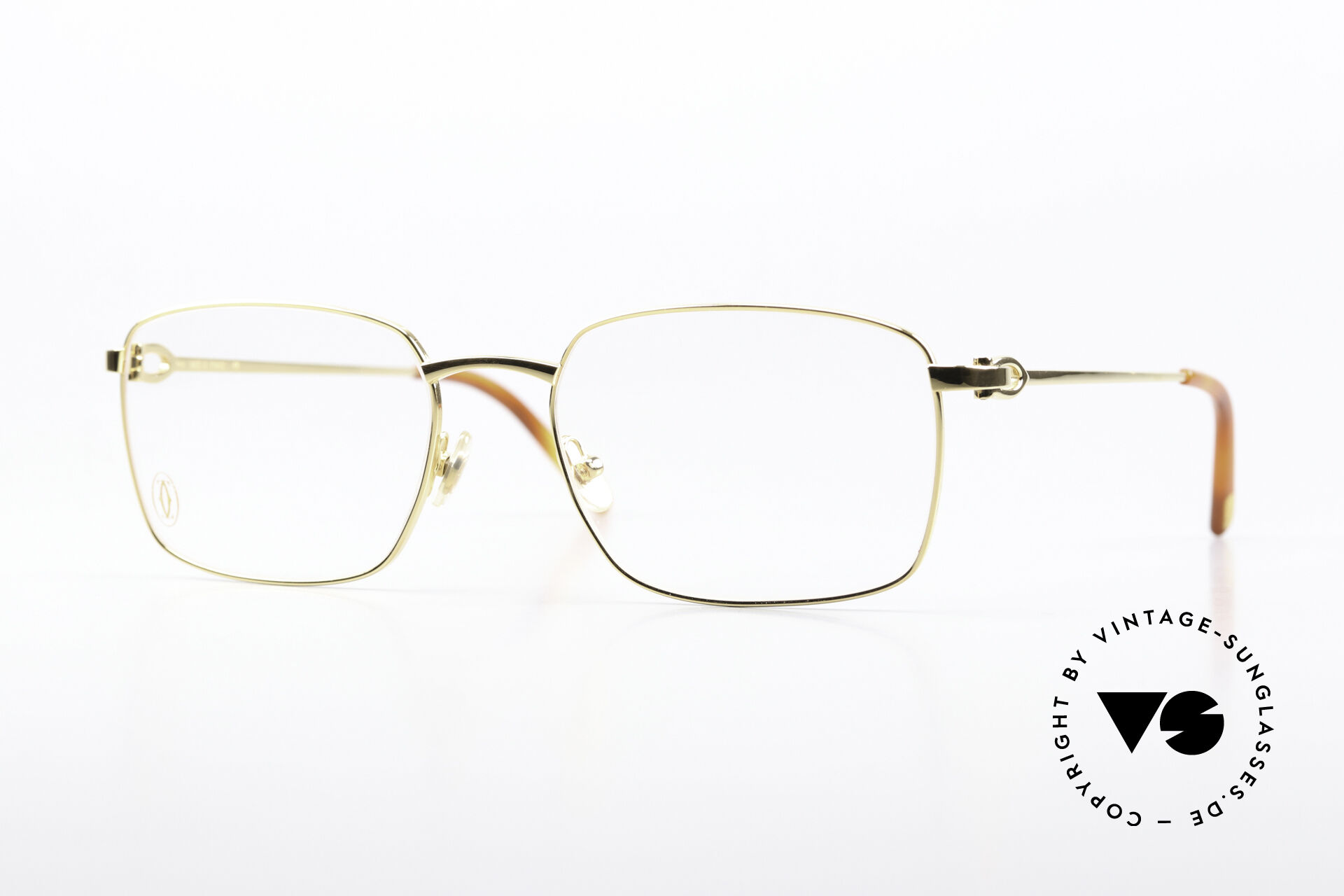 Glasses Cartier C-Decor Metal Gold-Plated Eyeglasses
