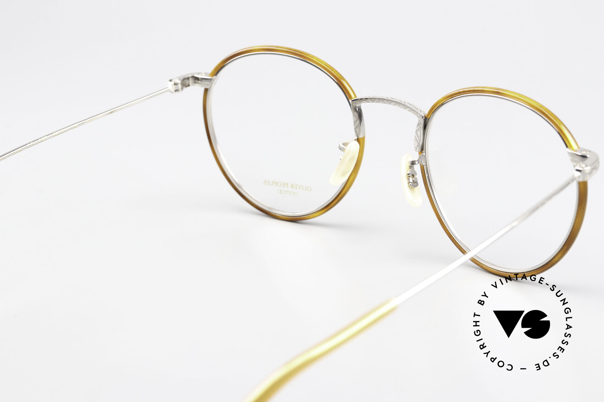 Glasses Oliver Peoples Colloff Metal Frame Acetate Rim