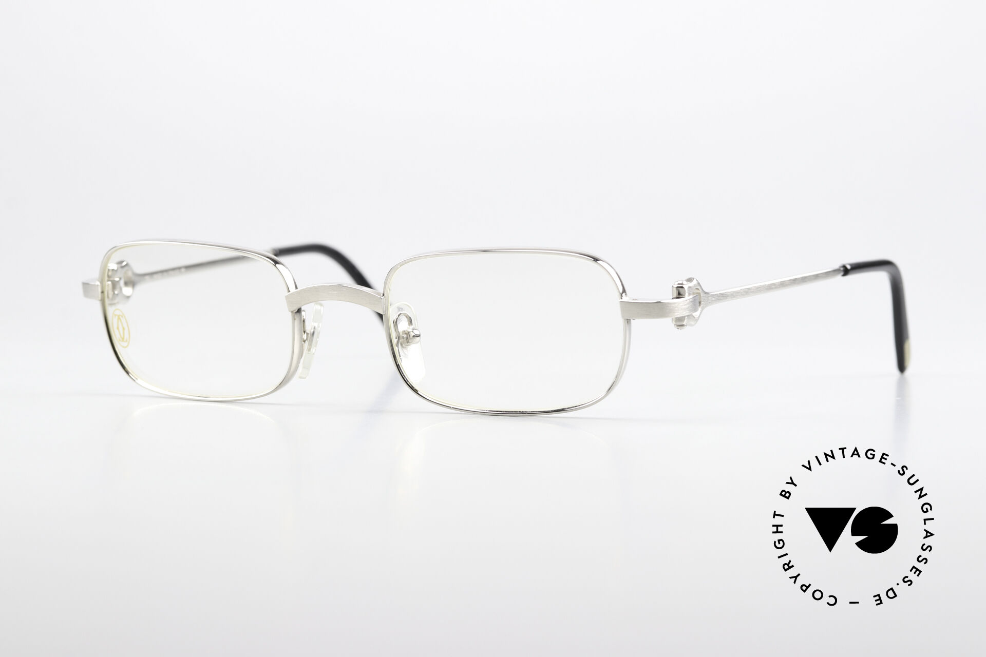 Glasses Cartier Dreamer - S 90s Frame Brushed Platinum