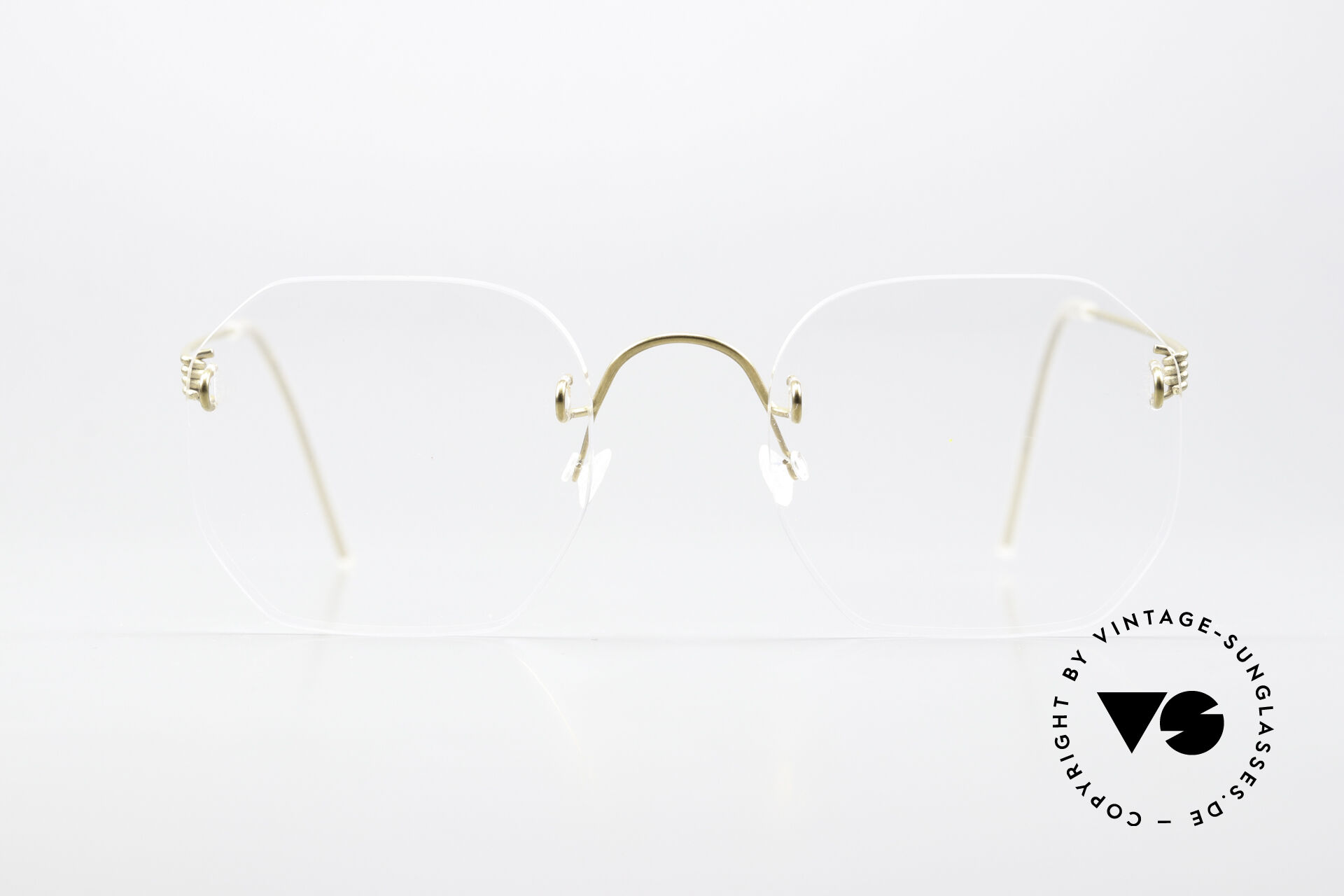 Glasses Lindberg Air Titan 334 Rimless Frame 90's Specs