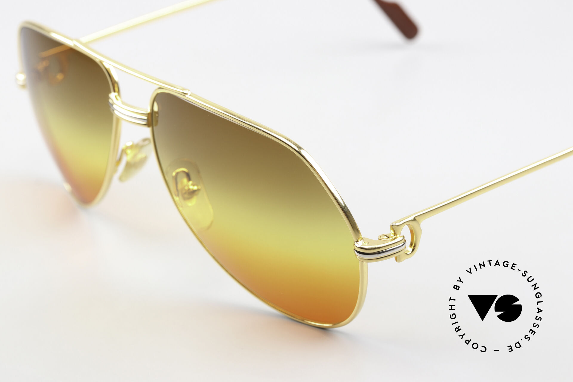 Sunglasses Cartier Vendome LC - M Iconic Aviator Sunglasses