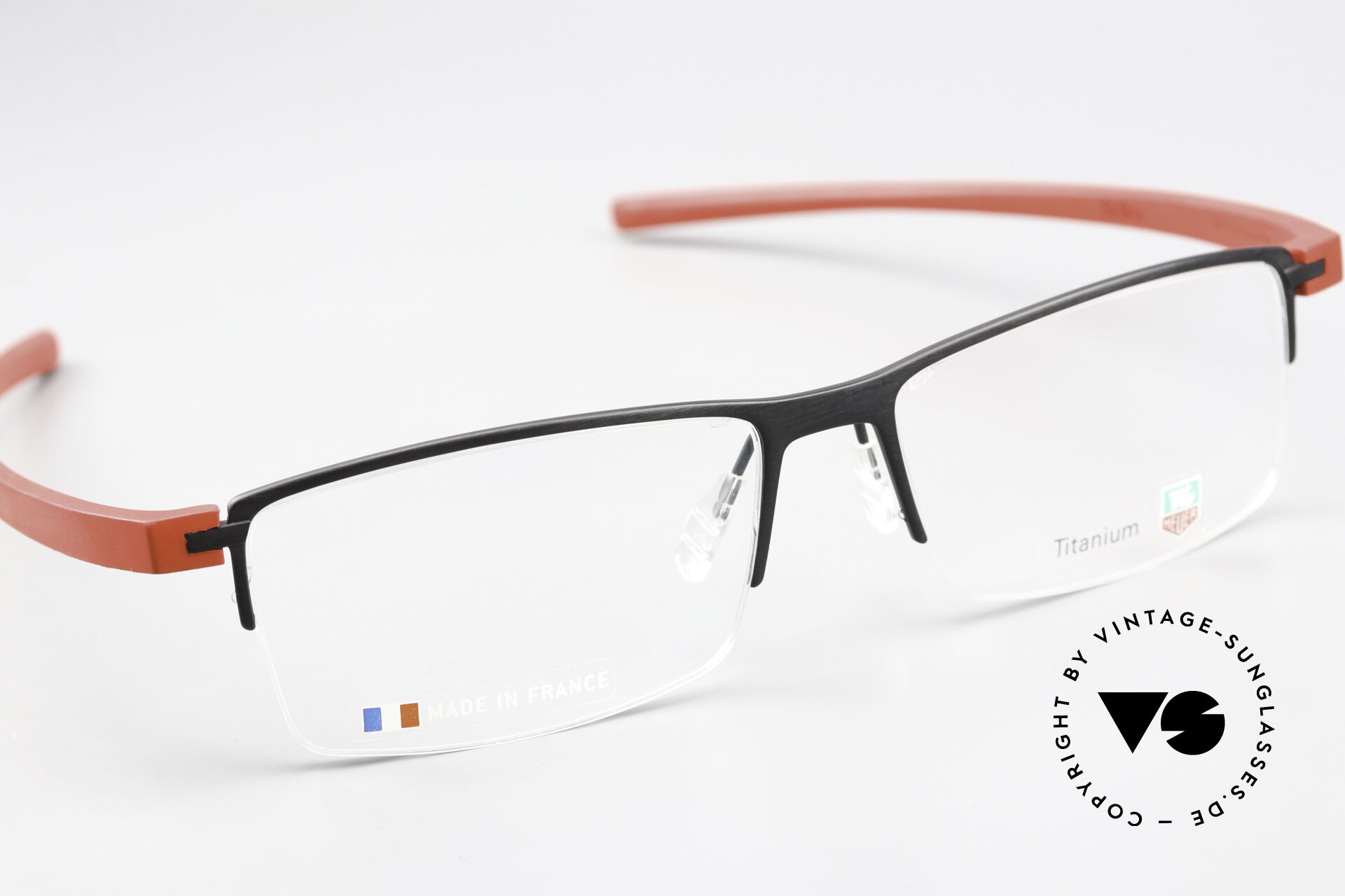 Glasses Tag Heuer 3921 Reflex Semi Rimmed Titanium Frame