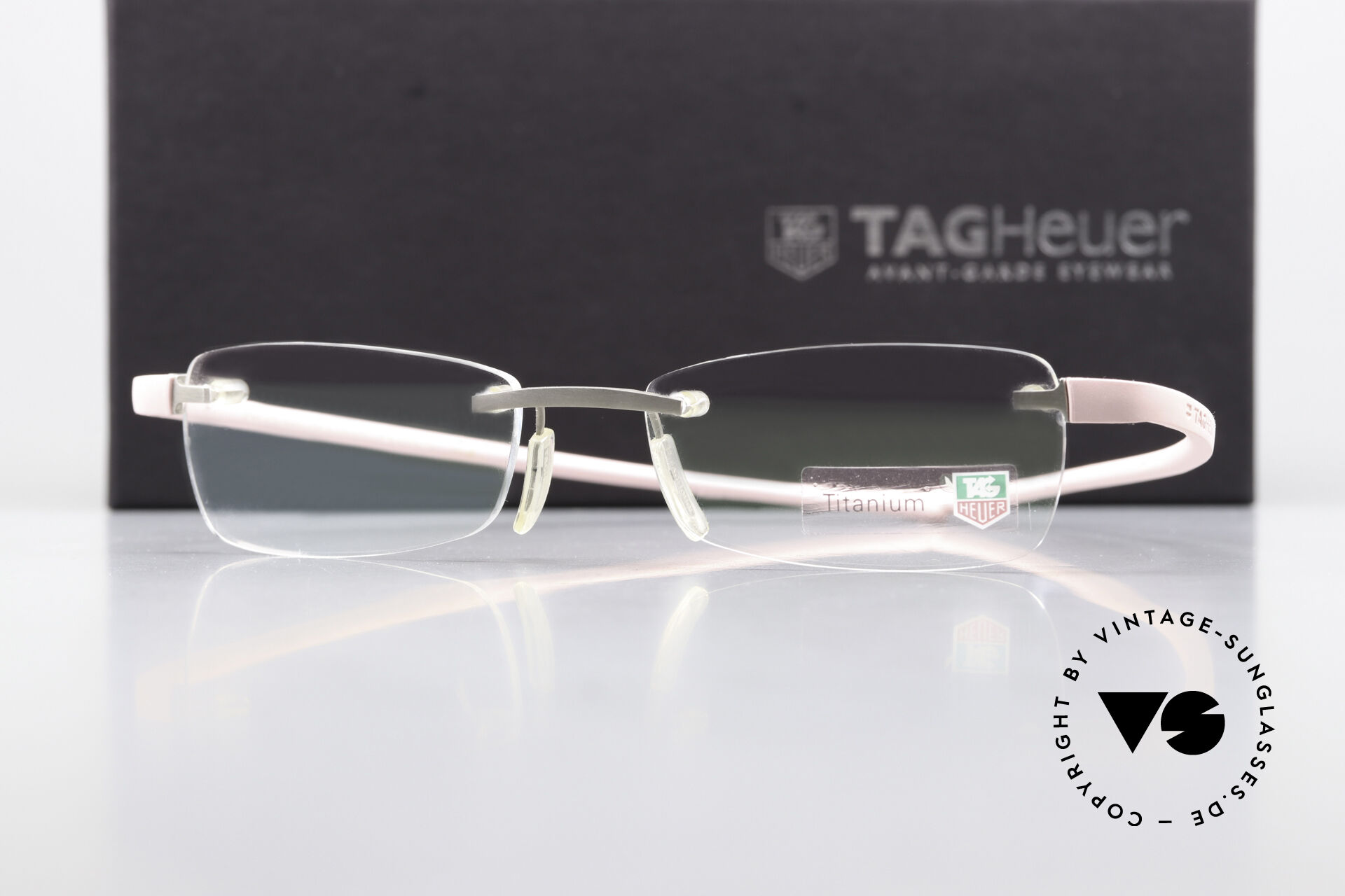 Glasses Tag Heuer 3107 Reflex Titanium Specs Rimless
