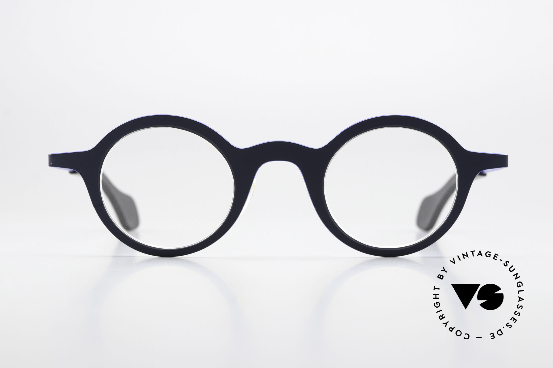 Glasses Theo Belgium Mille 24 Round Designer Eyeglasses