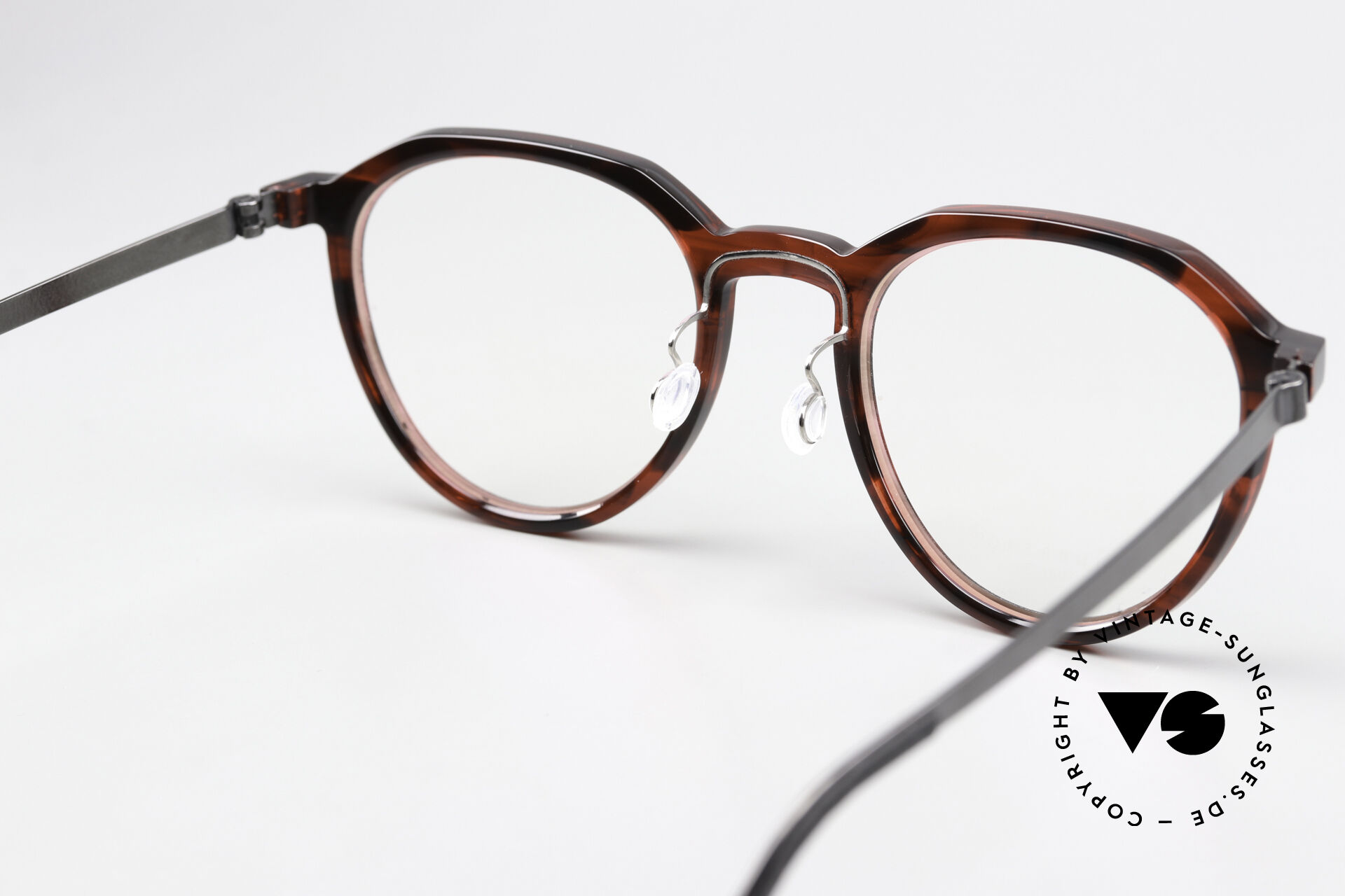 Glasses Lindberg 1046 Acetanium Large Panto Eyeglasses