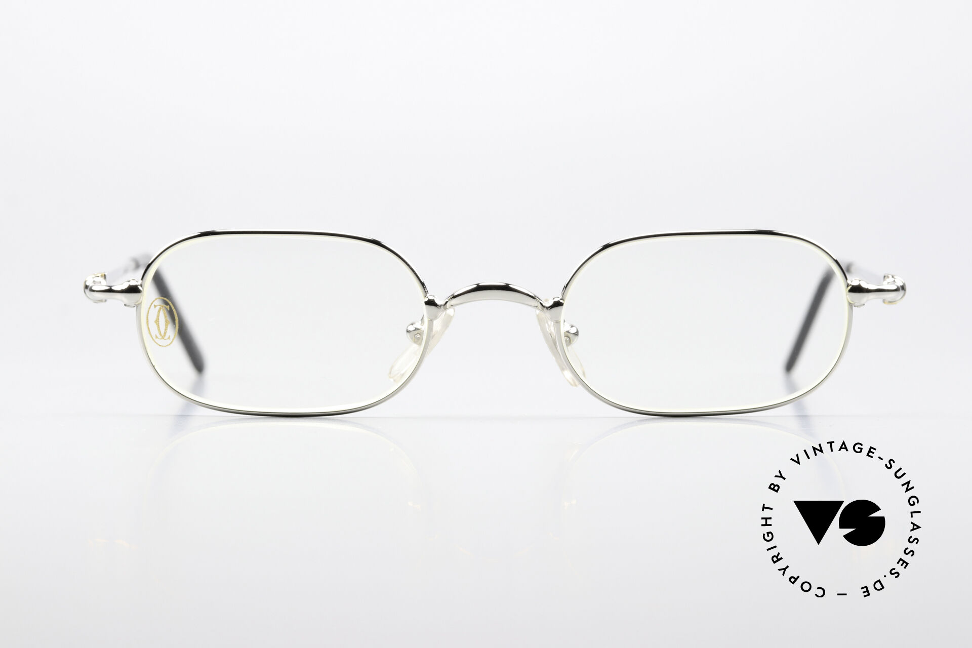 Glasses Cartier Orfy - S Platinum Plated Frame 90s