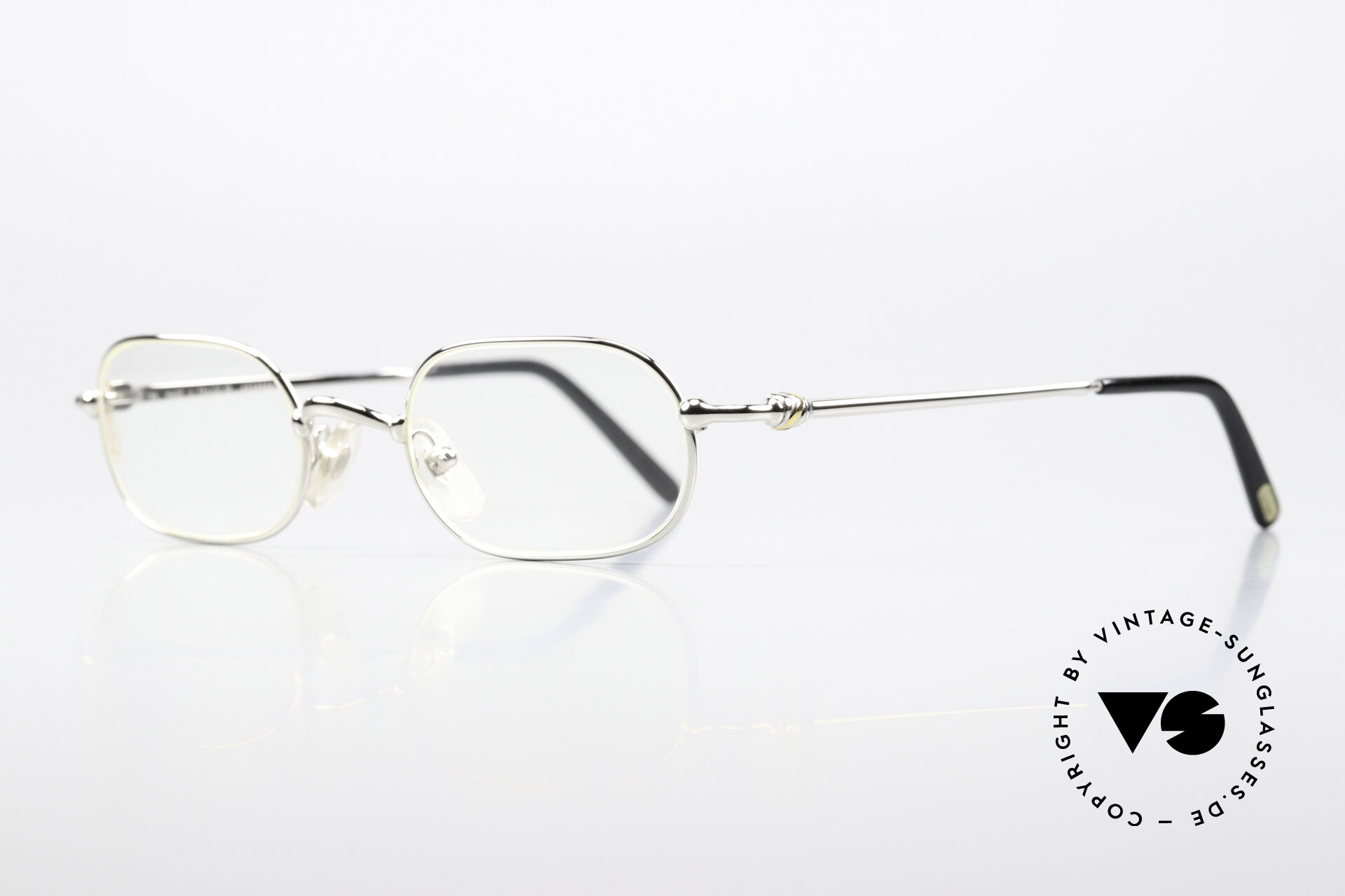 Glasses Cartier Orfy - S Platinum Plated Frame 90s