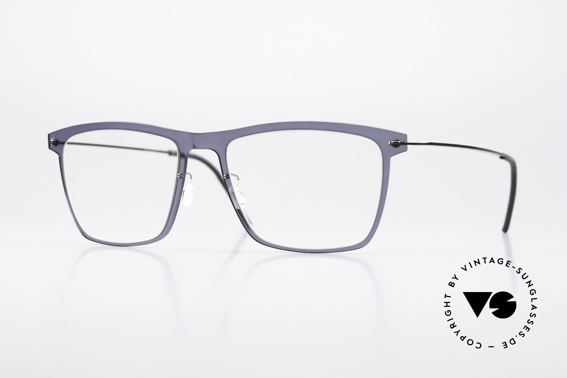 Glasses Lindberg 6535 NOW Dark Blue Front Translucid