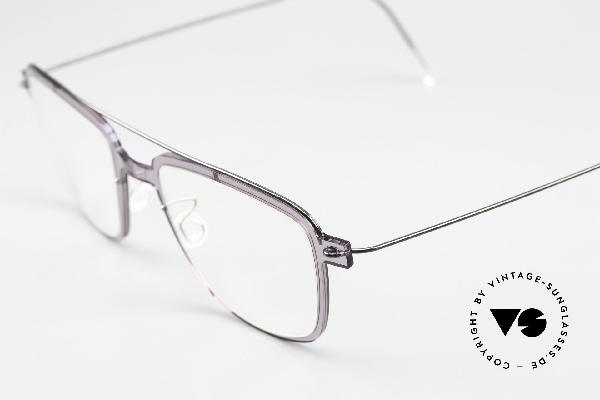 Glasses Lindberg 6546 NOW Light Gray Front Translucid