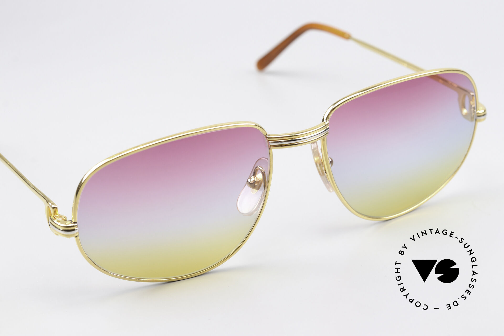 Sunglasses Cartier Romance LC - L 80's Frame Sunrise Lenses