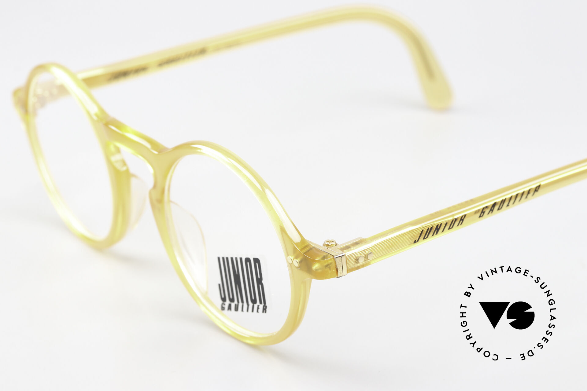 Glasses Jean Paul Gaultier 57-0072 Small Size Honey Yellow