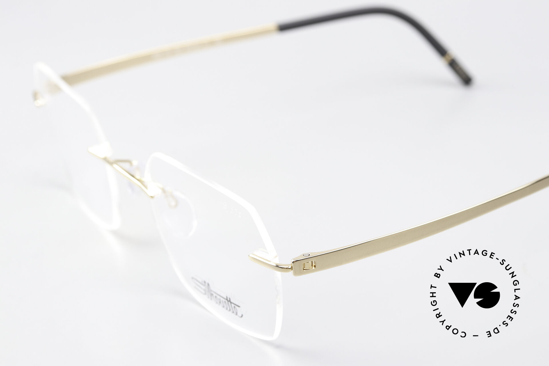 Glasses Silhouette 5529 Gold-Plated Titanium Frame