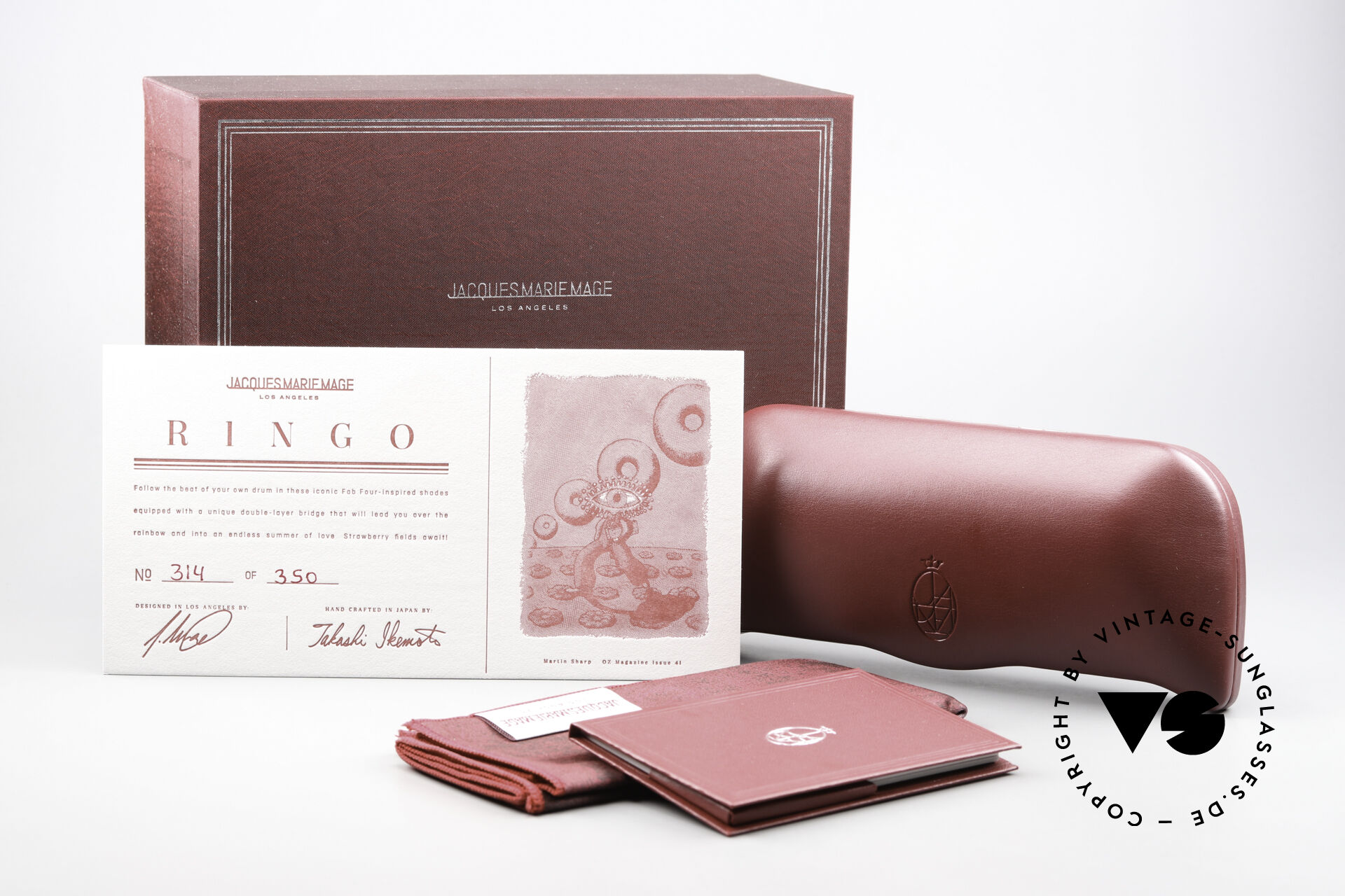 Sunglasses Jacques Marie Mage Ringo 2 Fab Four Inspired Shades