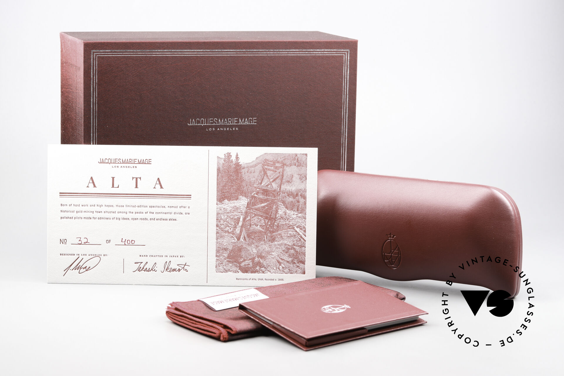 Sunglasses Jacques Marie Mage Alta Rimless Collector's Shades