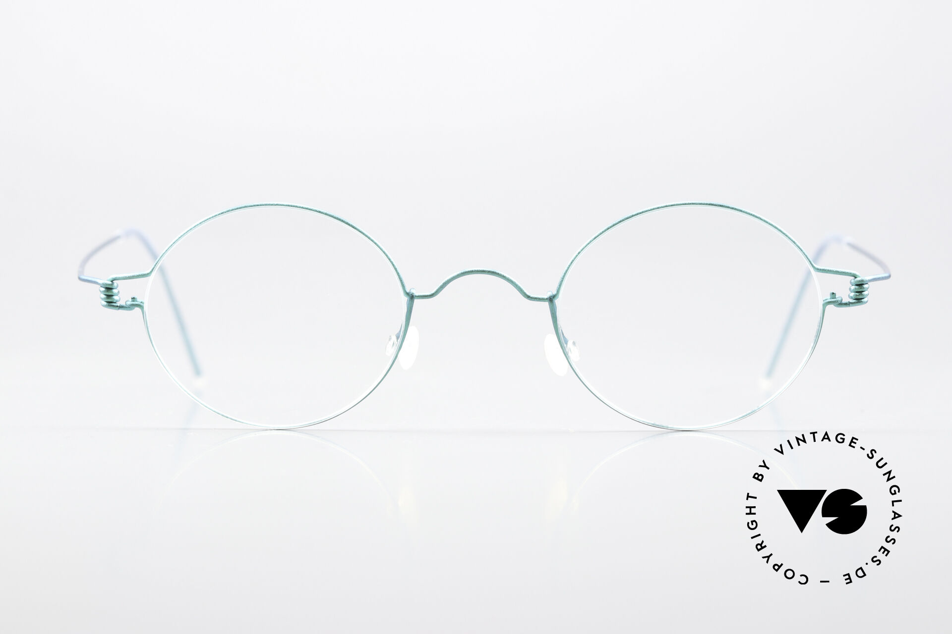 Glasses Lindberg Corona Air Titan Rim Round Titan Frame Unisex