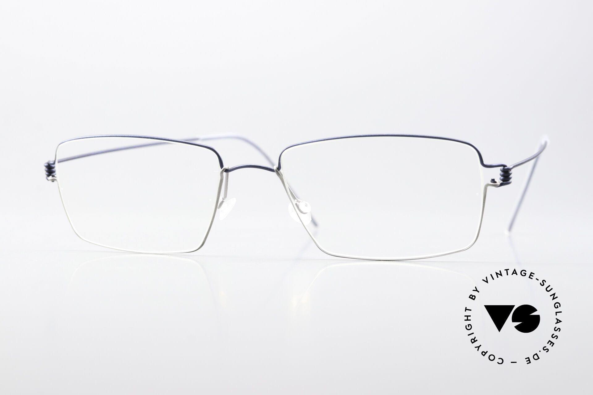 Glasses Lindberg Tim Air Titan Rim Dark Blue And Gray Frame