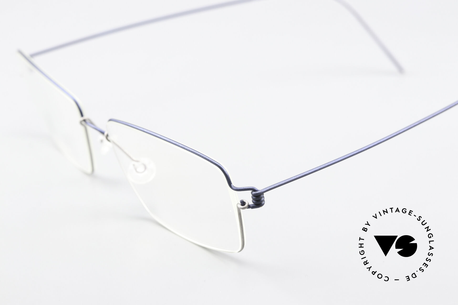 Glasses Lindberg Tim Air Titan Rim Dark Blue And Gray Frame