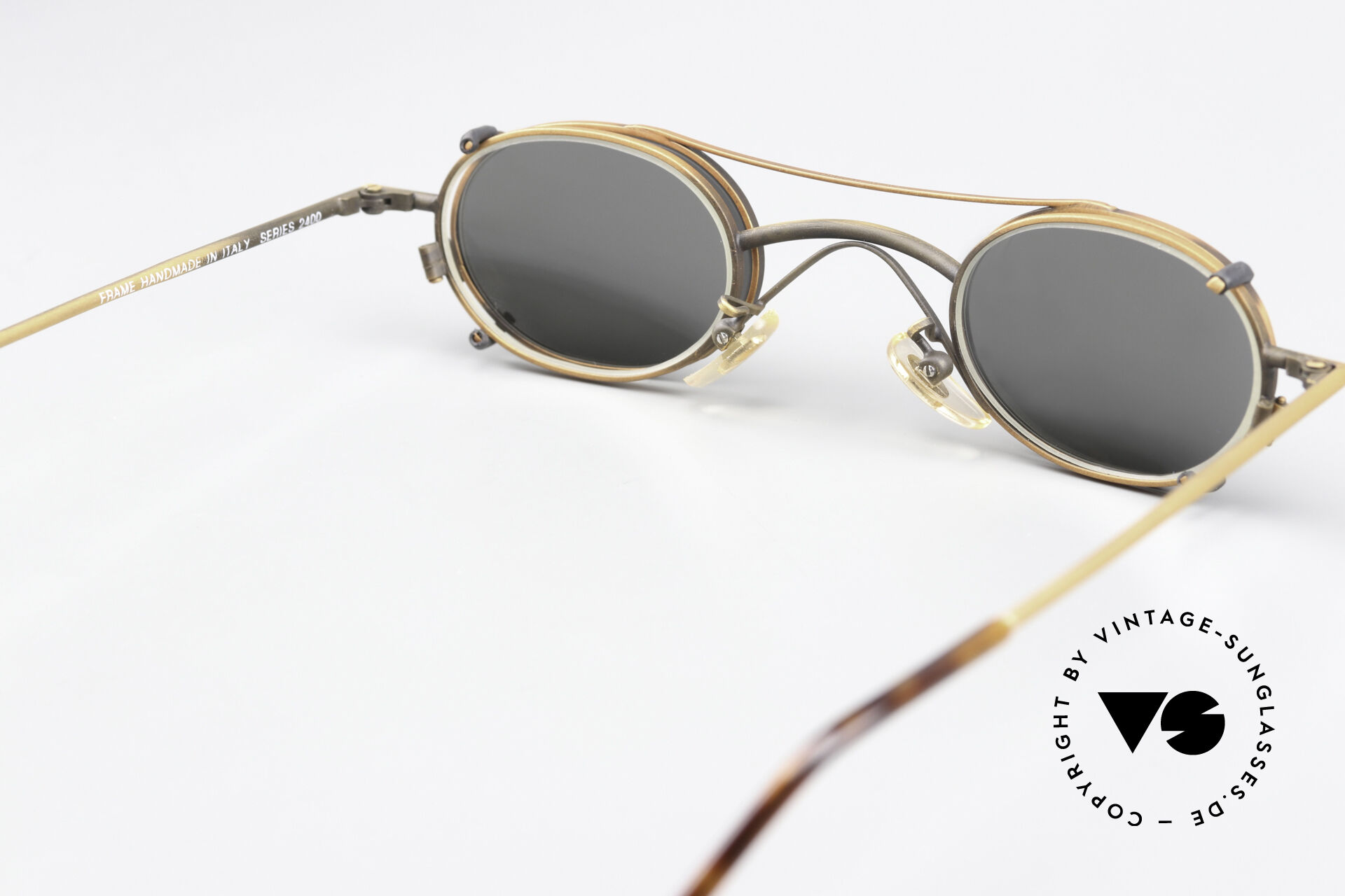 Sunglasses Christian Roth 2400 Oval Clip On Frame 1992