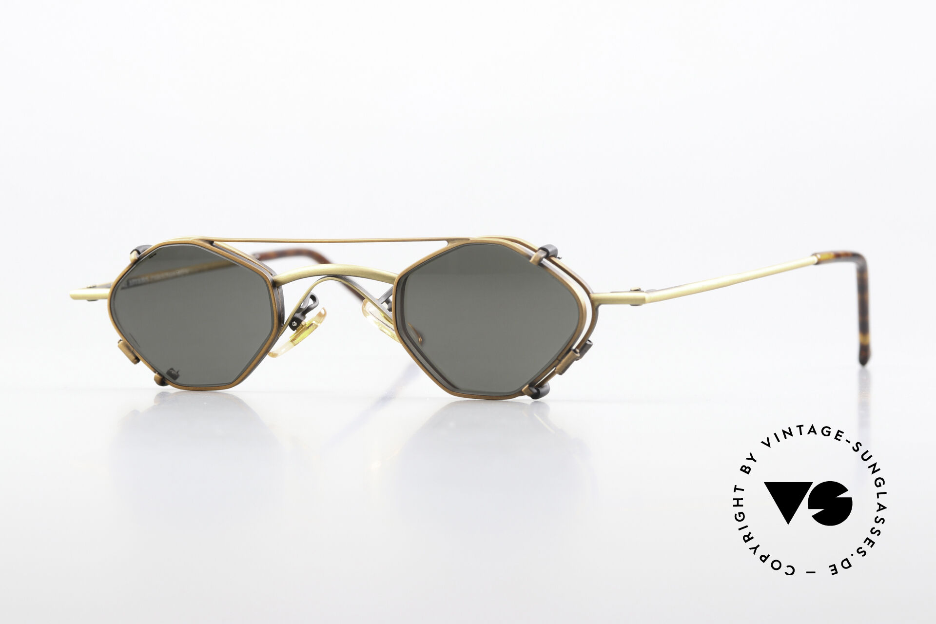 Sunglasses Christian Roth 2402 Octagonal Glasses Antique