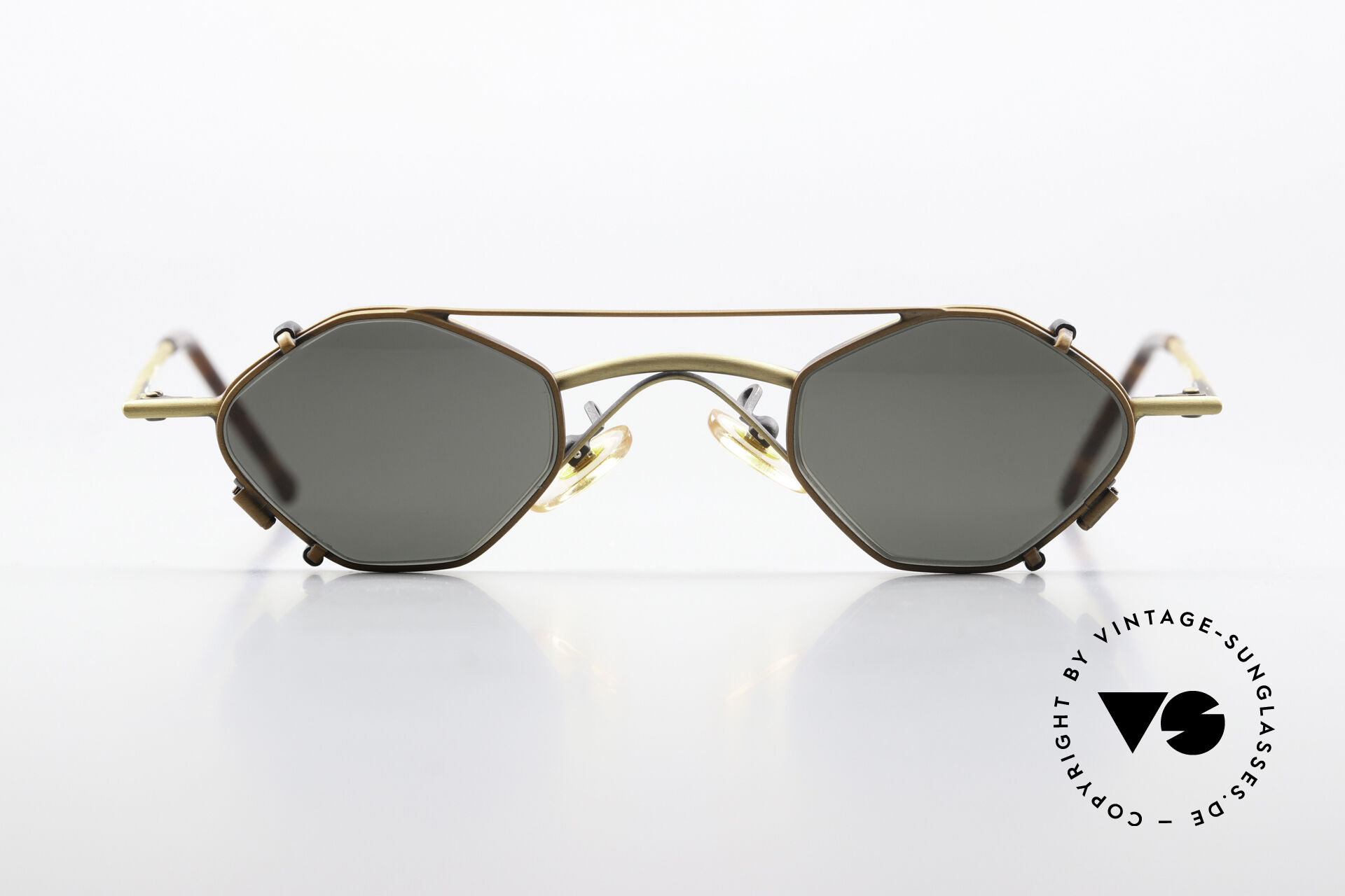 Sunglasses Christian Roth 2402 Octagonal Glasses Antique